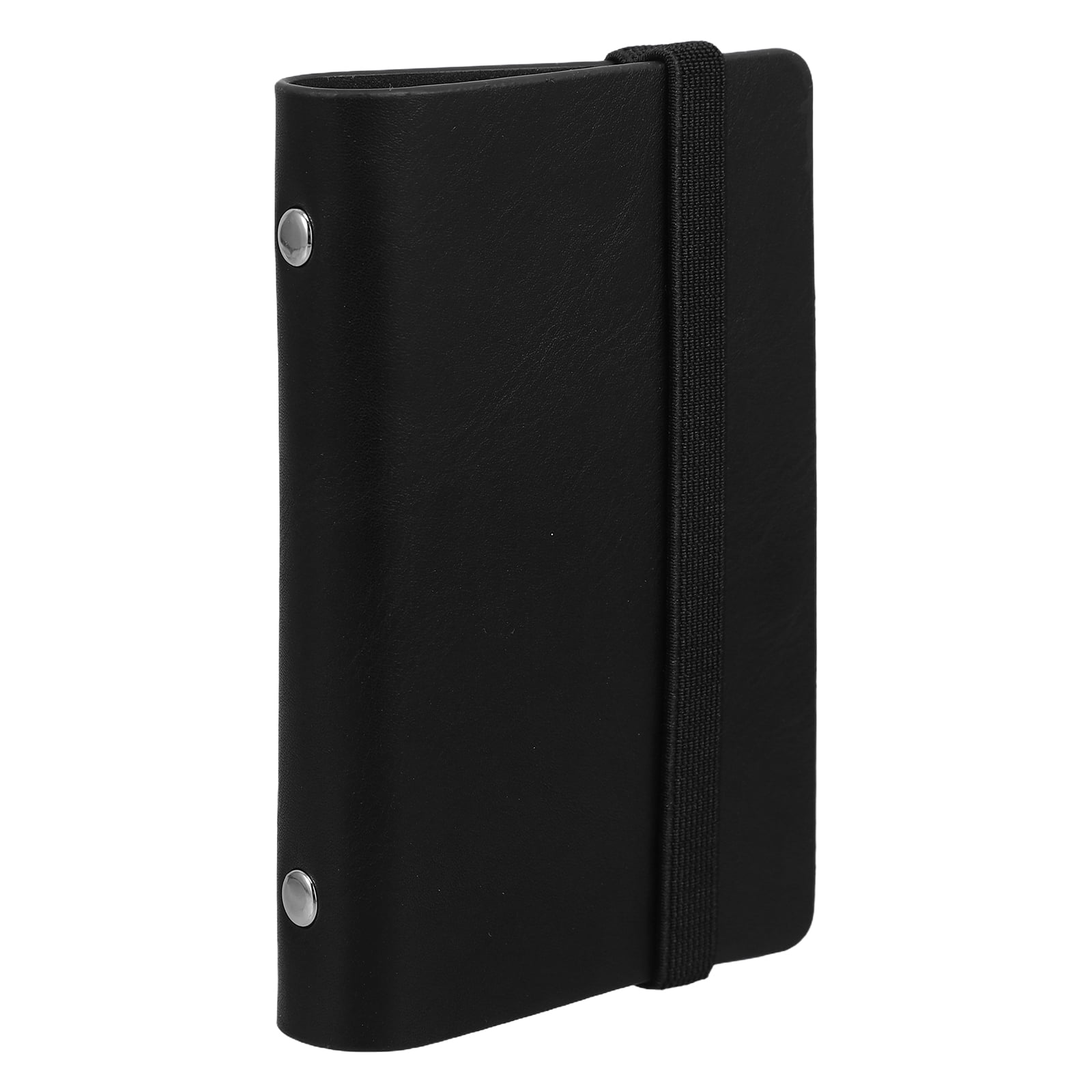 HOMEMAXS Black Binder Round Clothing Loose-leaf Leather Case - Walmart.com