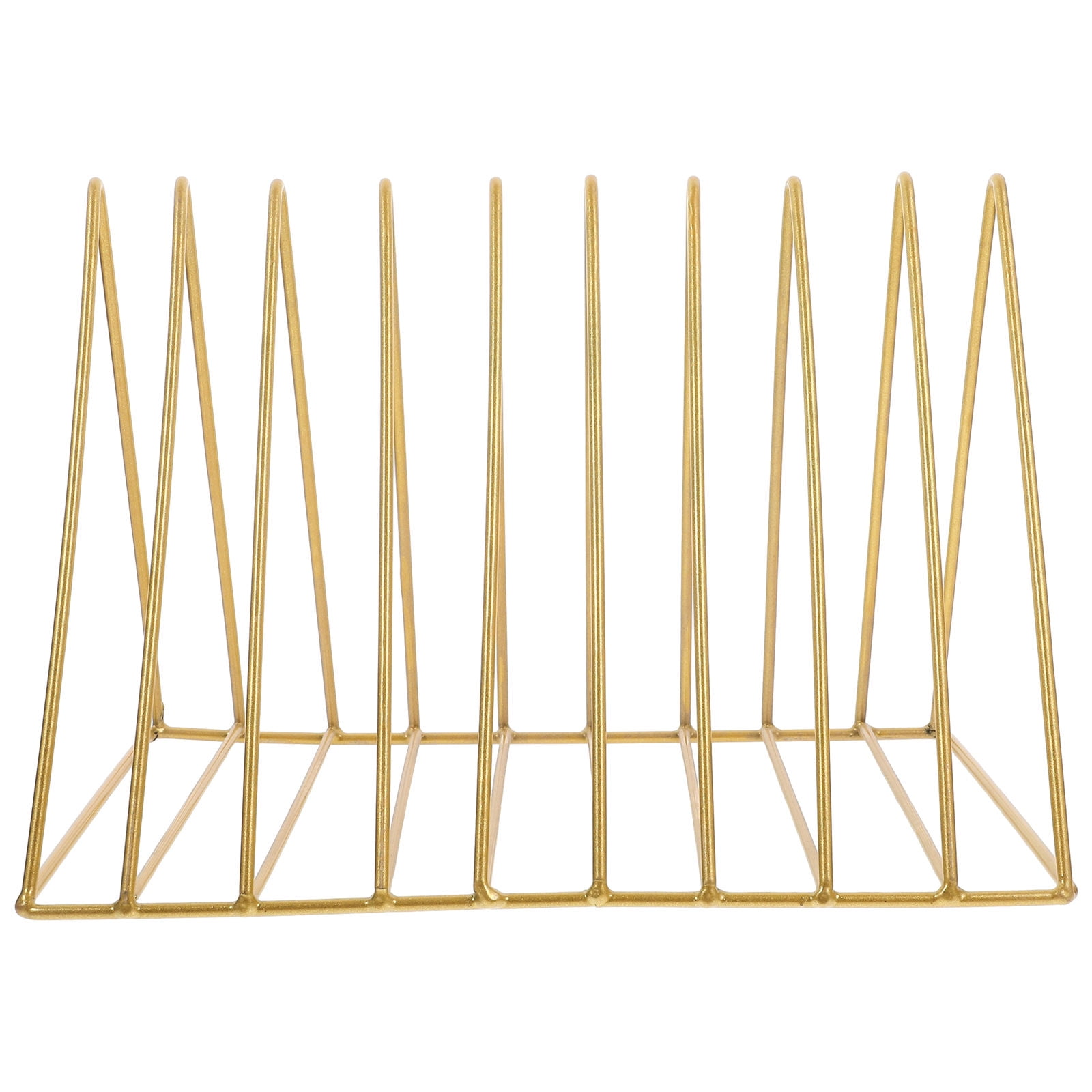 HOMEMAXS Black Bookshelf Storage Rack Vertical Book Stand Office 26 ...