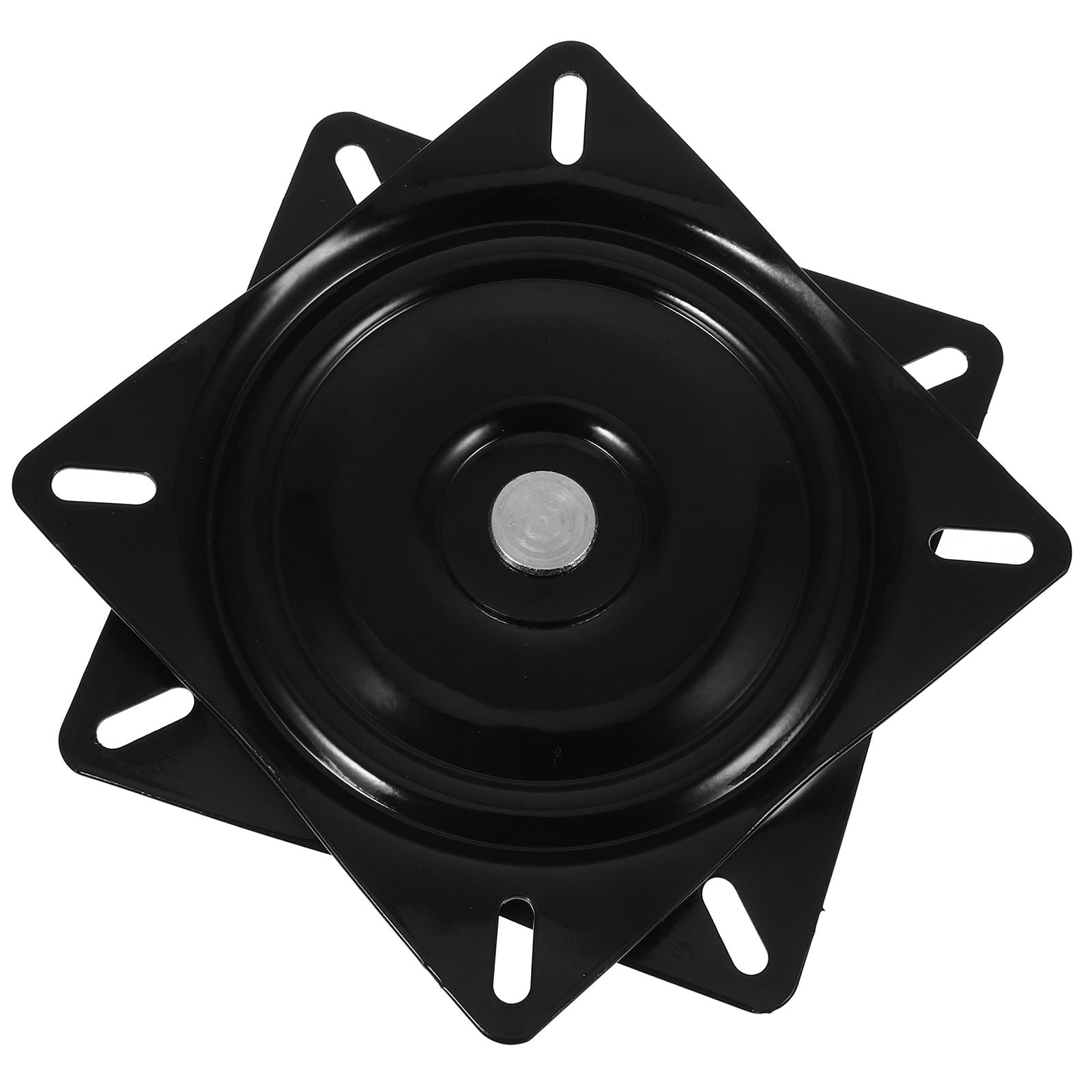 HOMEMAXS Black Metal swivel Plate for Home Use Achieve Quiet Smooth ...