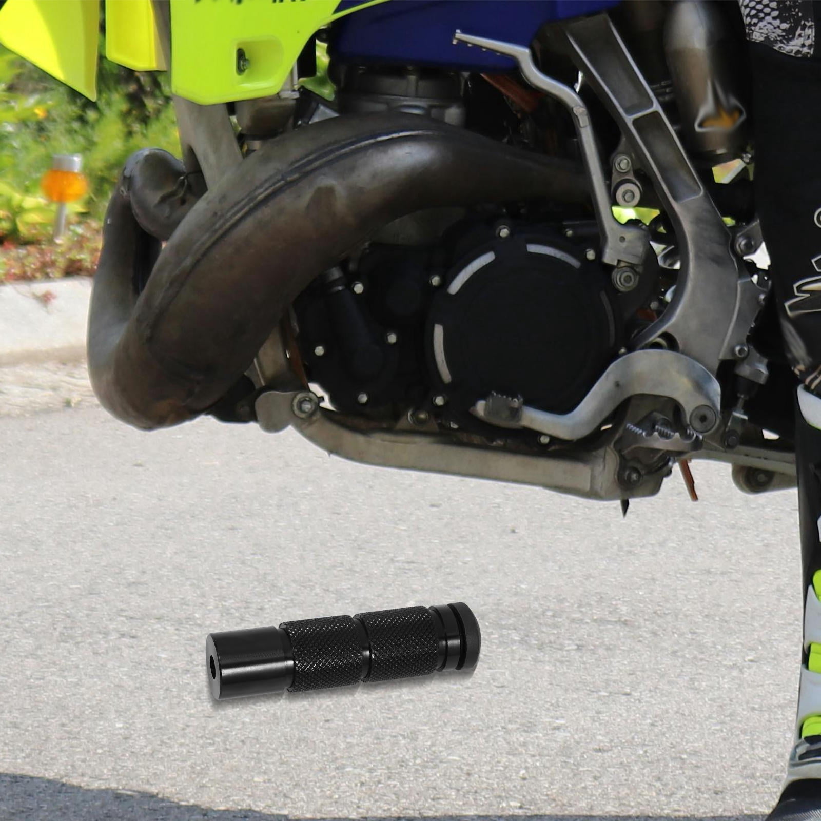 HOMEMAXS Black Motorcycle Foot Peg for Off-Road Use Crafted from ...
