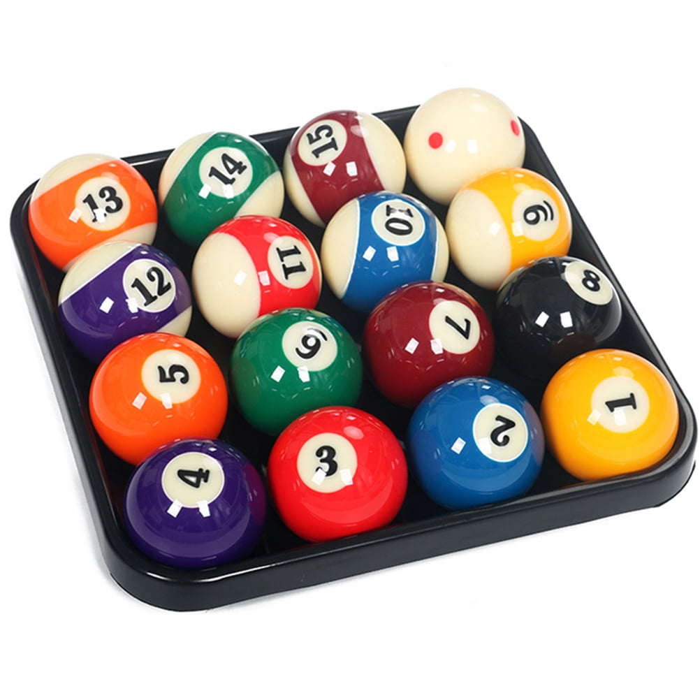 HOMEMAXS Black Plastic Billiard Balls Storage Tray for Pool Table Use ...