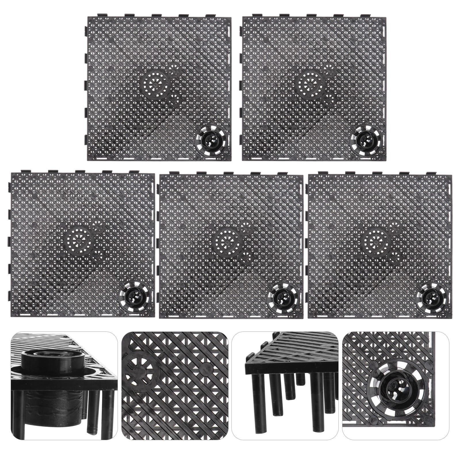 HOMEMAXS Black Plastic Fish Tank Divider Plates for DIY Filter System ...