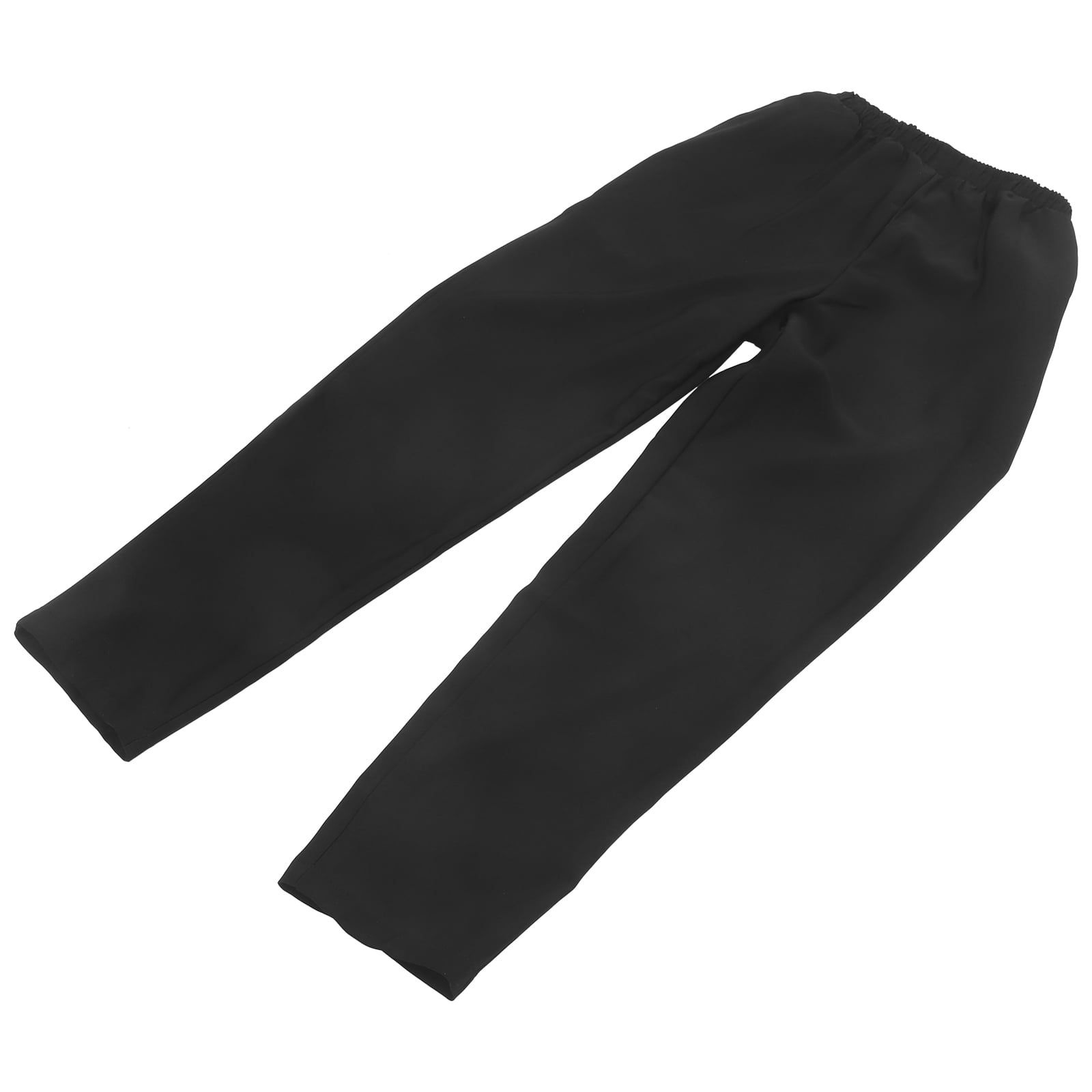 HOMEMAXS Black Restaurant Pants Breathable Chef Polyester-cotton Oil ...