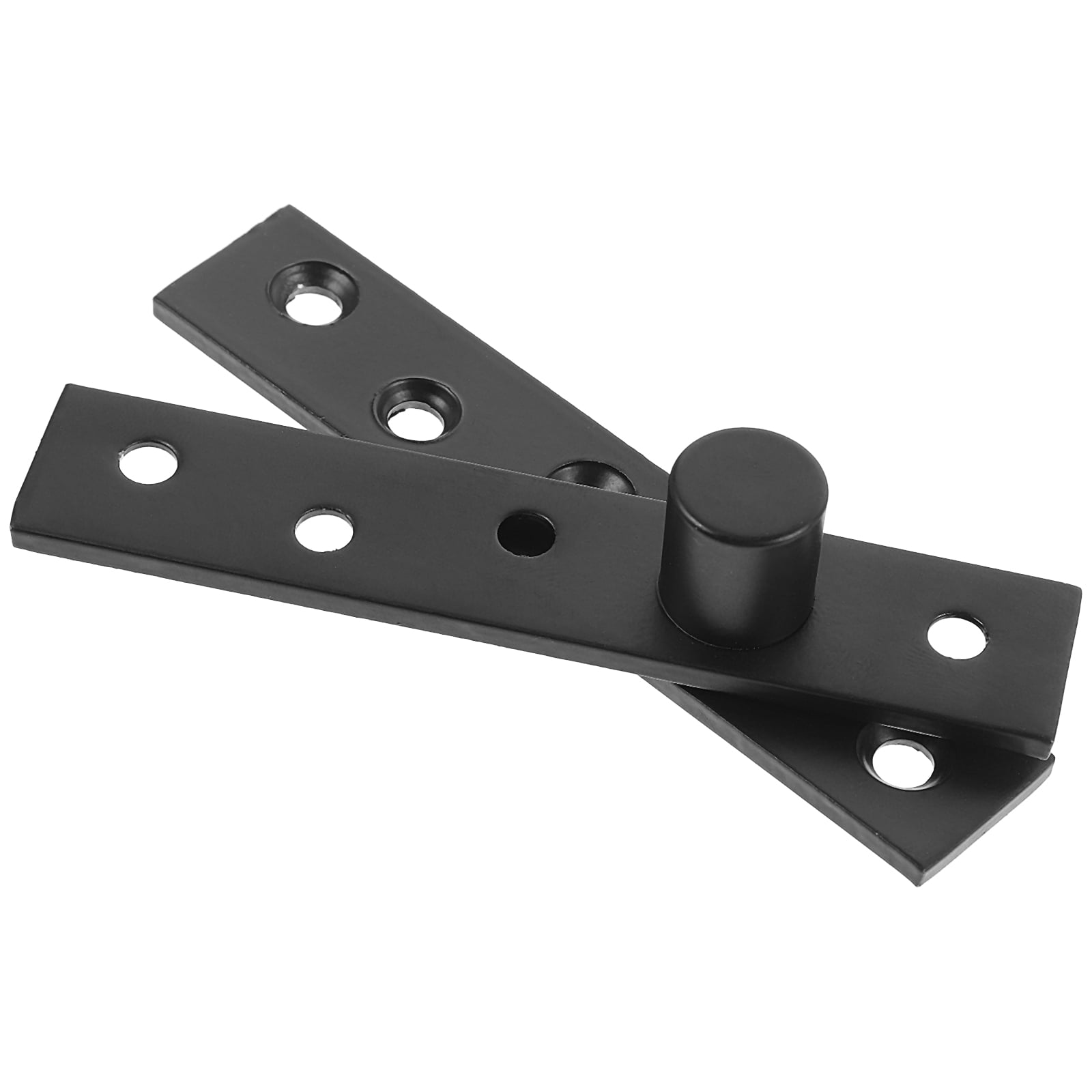 HOMEMAXS Black Rotating Door Hinge with 360-Degree Rotation for Easy ...