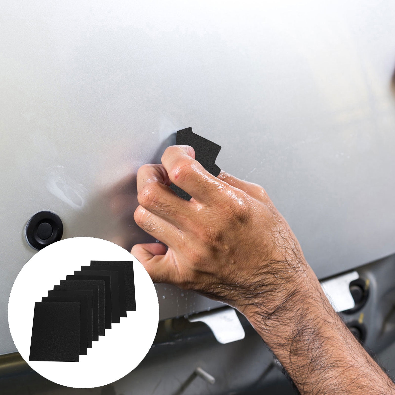 HOMEMAXS Black Sandpaper Sheets Set for Sanding Use with 9 Grits ...