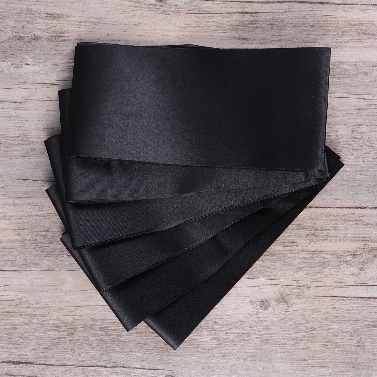HOMEMAXS Black Satin Sash for Party Decoration DIY Blank Sash with ...