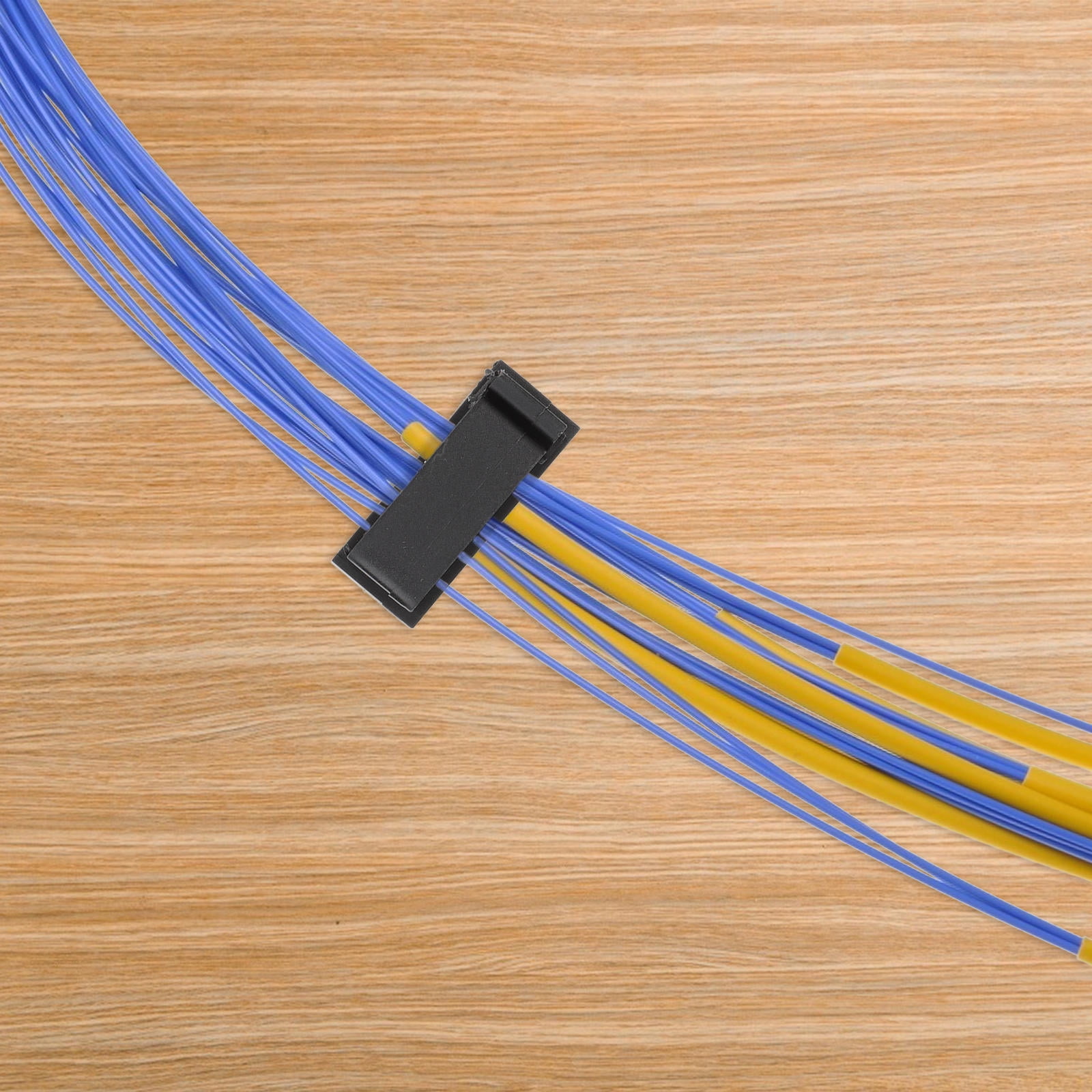 HOMEMAXS Black Selfadhesive Cable Clips for Desktop Organization Made ...