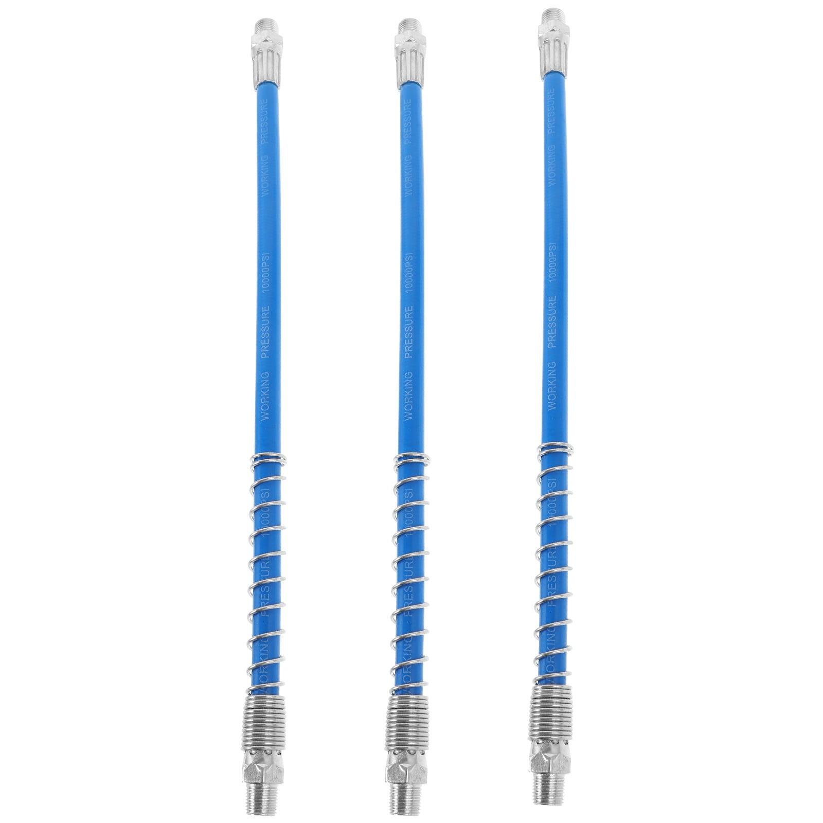 HOMEMAXS 3 Pcs Replacement Grease Hose Spring Flexible Extension Blue ...