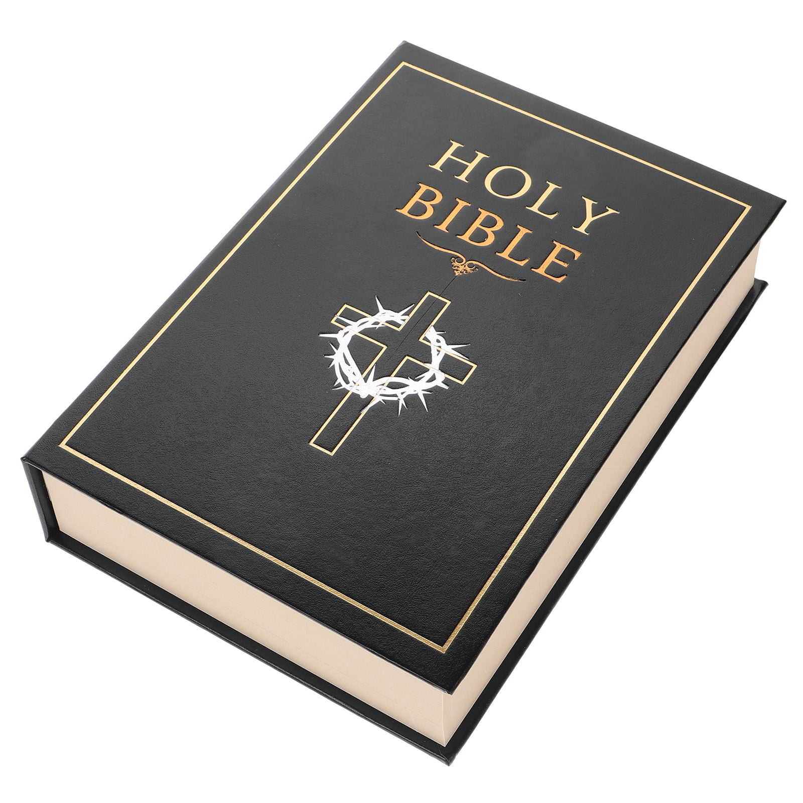 HOMEMAXS Book Safe Lock Box for Home Black Combination Code Lock ...