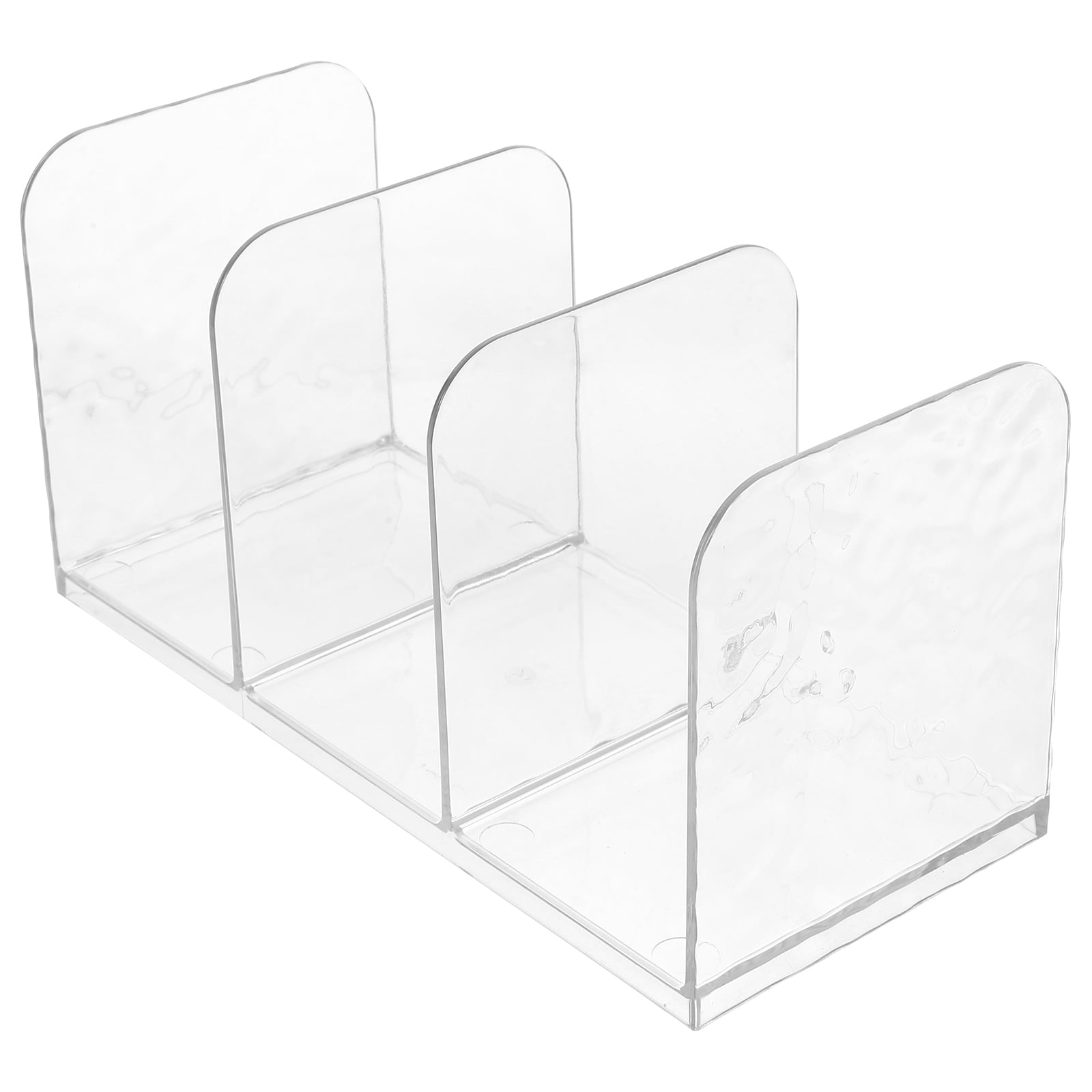 HOMEMAXS Book Storage Organizer Clear Desk File Sorter Stand Book ...