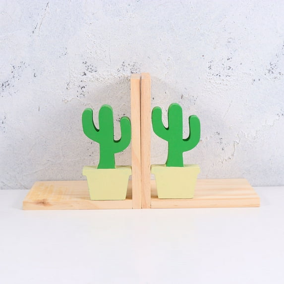 Bookends Decorative Cactus Block Touch of Nature Library Study Office - Walmart.com