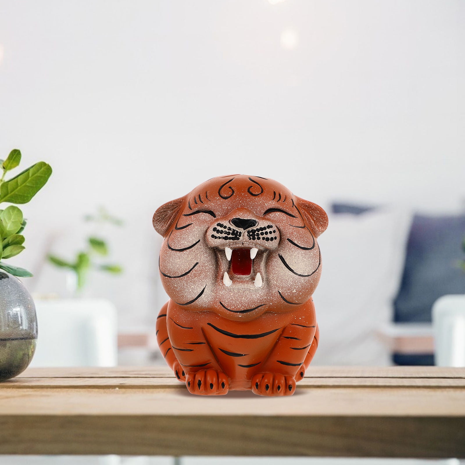 Boy Piggy Bank for Boys Ceramic Tiger Orange Practical Child - Walmart.com