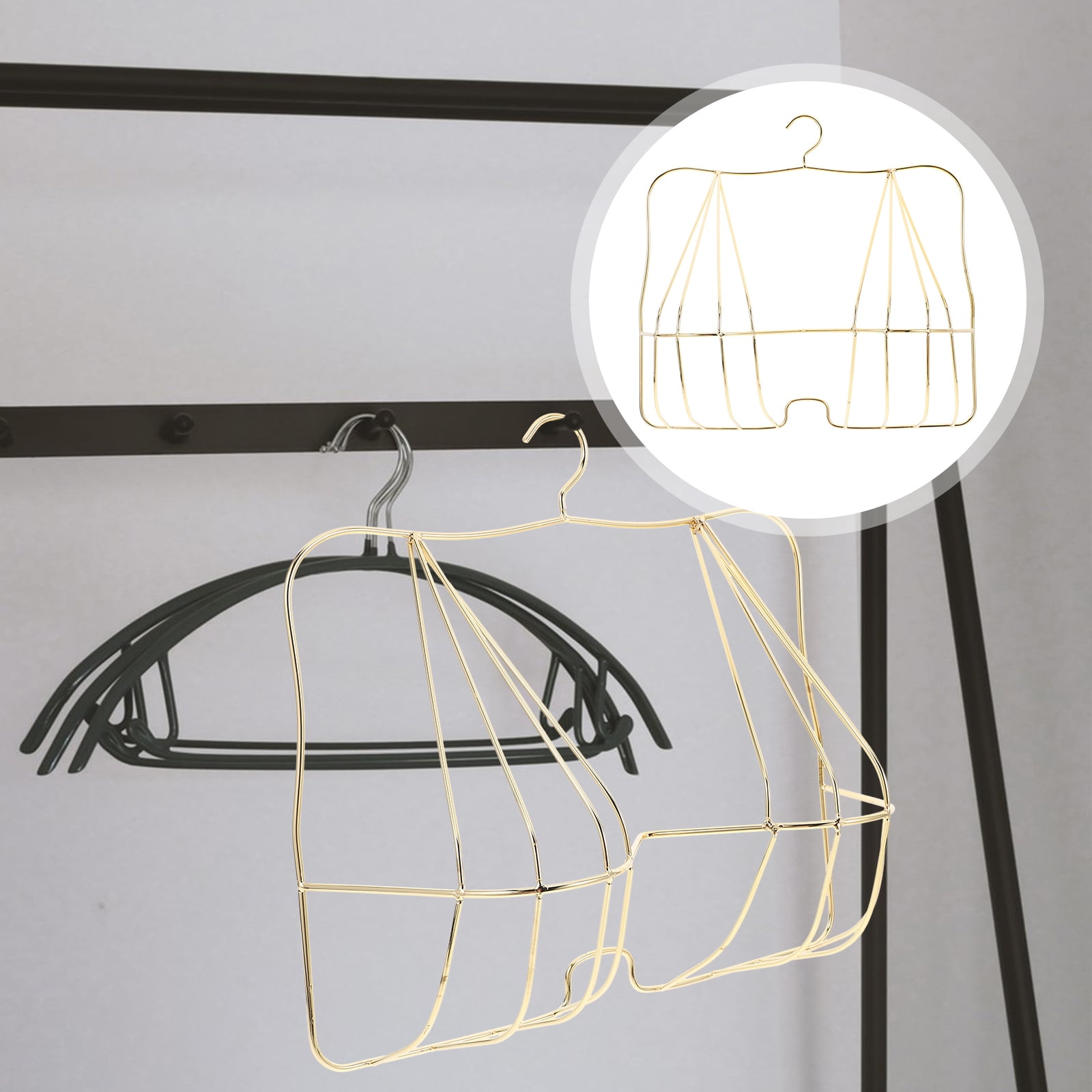 VERDANVERSE stainless steel clothes hangers Bra Display Hanger Iron for ...
