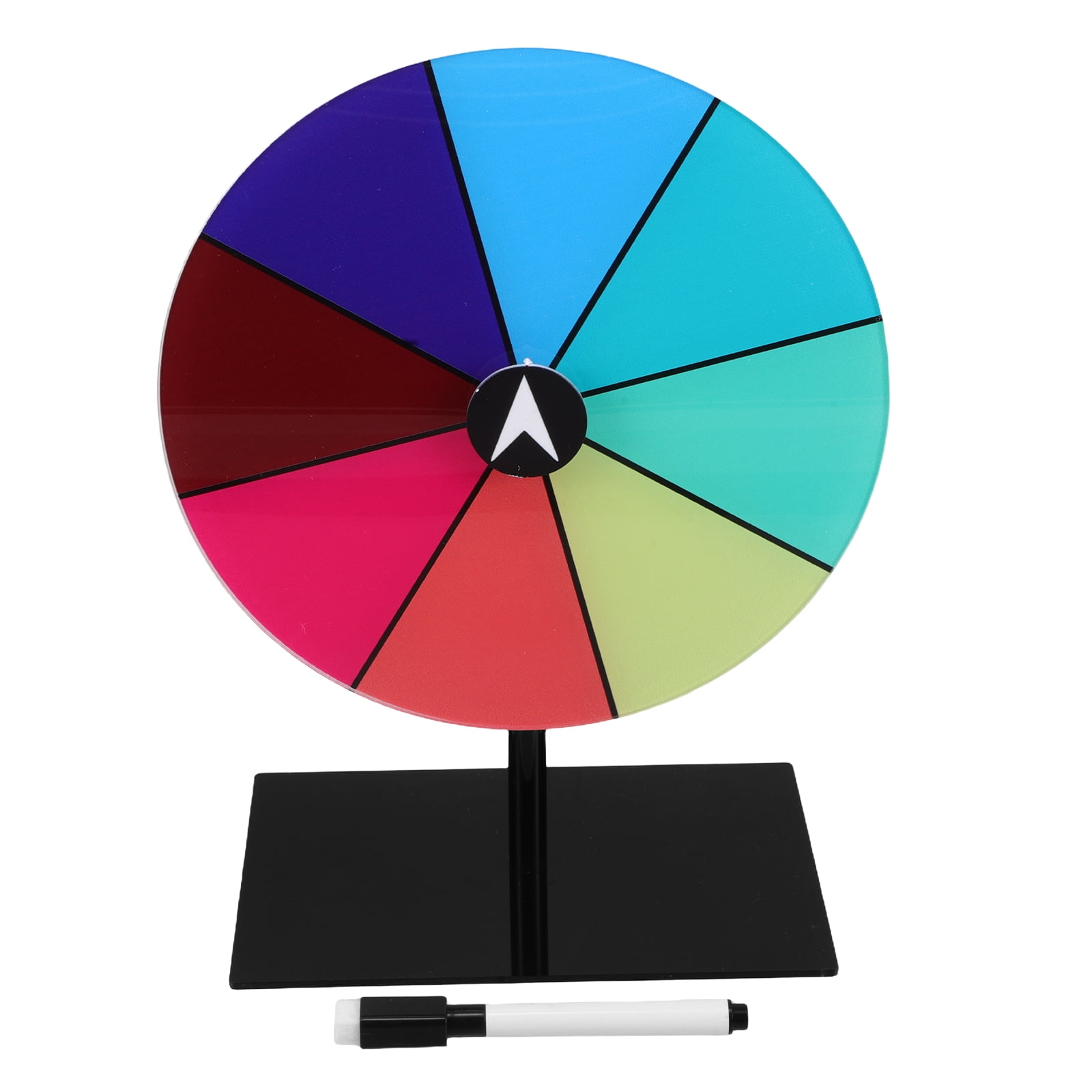Blank Fortune Roulette Wheel Spinner with Stand 2pcs Erasable Acrylic ...
