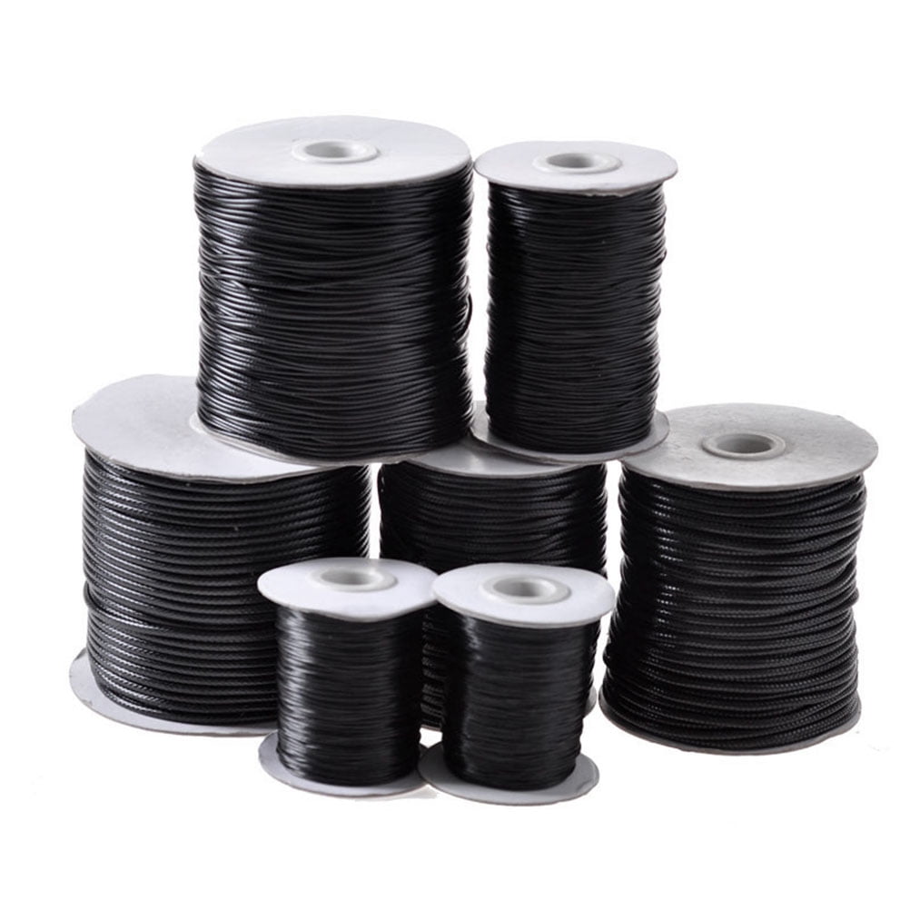 HOMEMAXS Braided Rope Wax Thread Bracelet Cord Waxed Cotton Bracelets ...