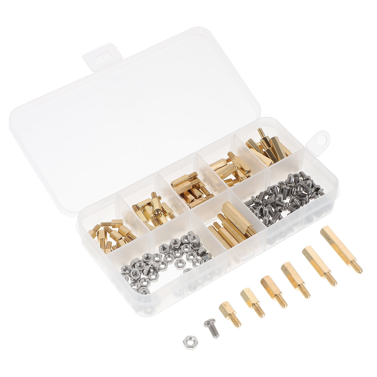 HOMEMAXS Brass Pillar Machine Screw Assortment Kit Motherboard Screws ...