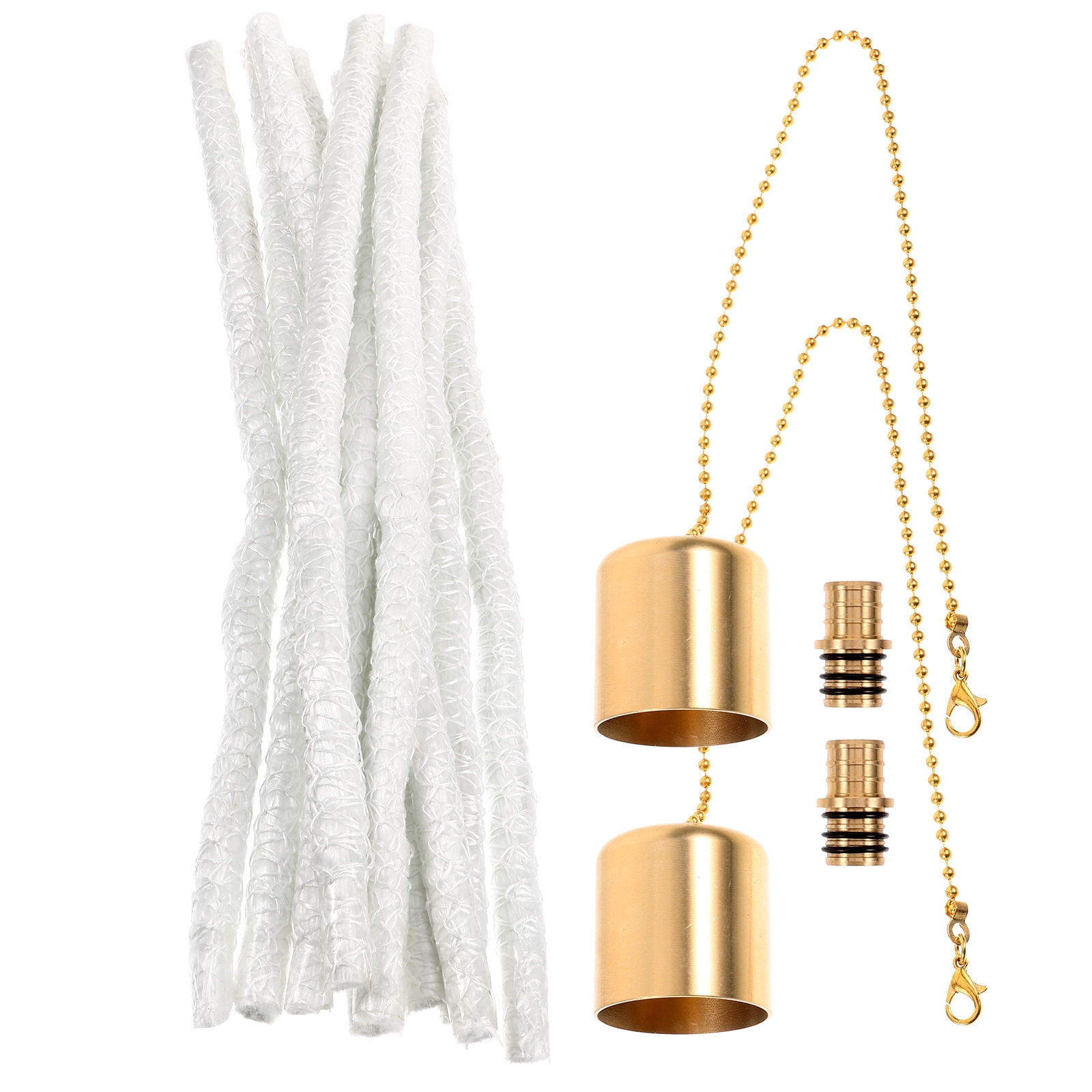 HOMEMAXS Brass Wick Holder for with Fiberglass Wicks and Lamp Assorted ...