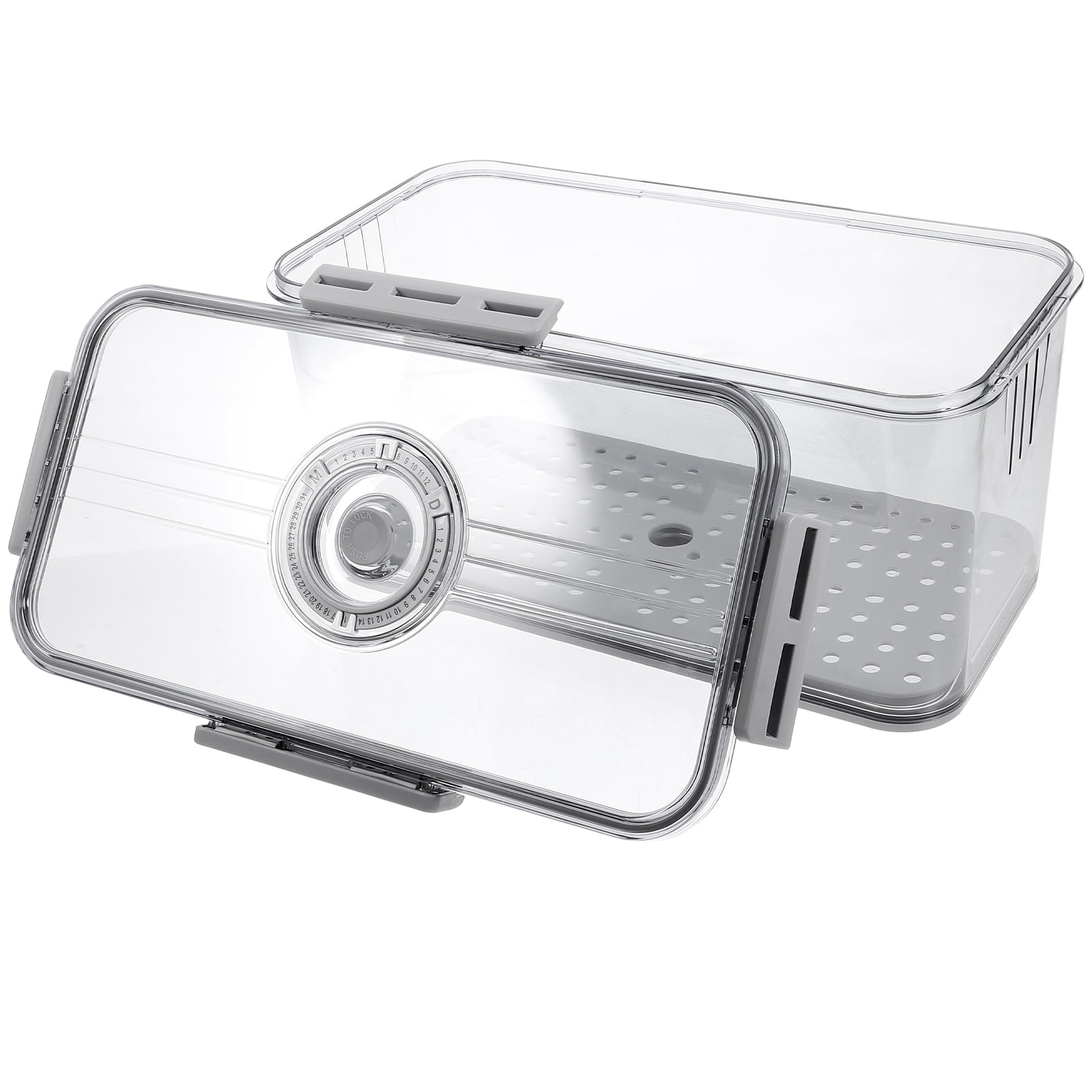 HOMEMAXS Bread Boxes for Kitchen Counter Airtight Sourdough Crisper ...