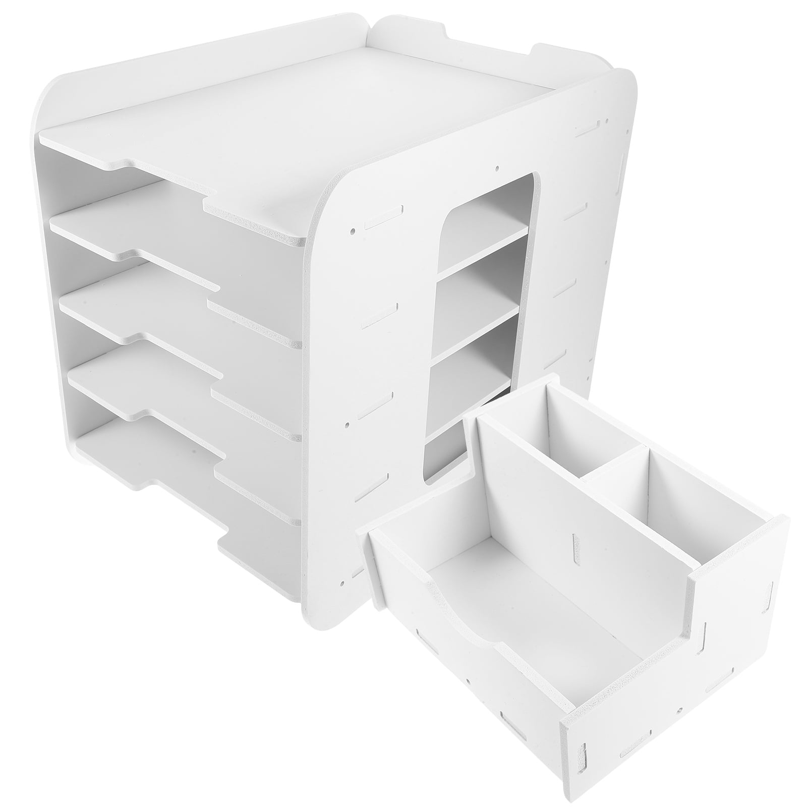 HOMEMAXS Brochure Holder File Paper Organizer For Table Document ...