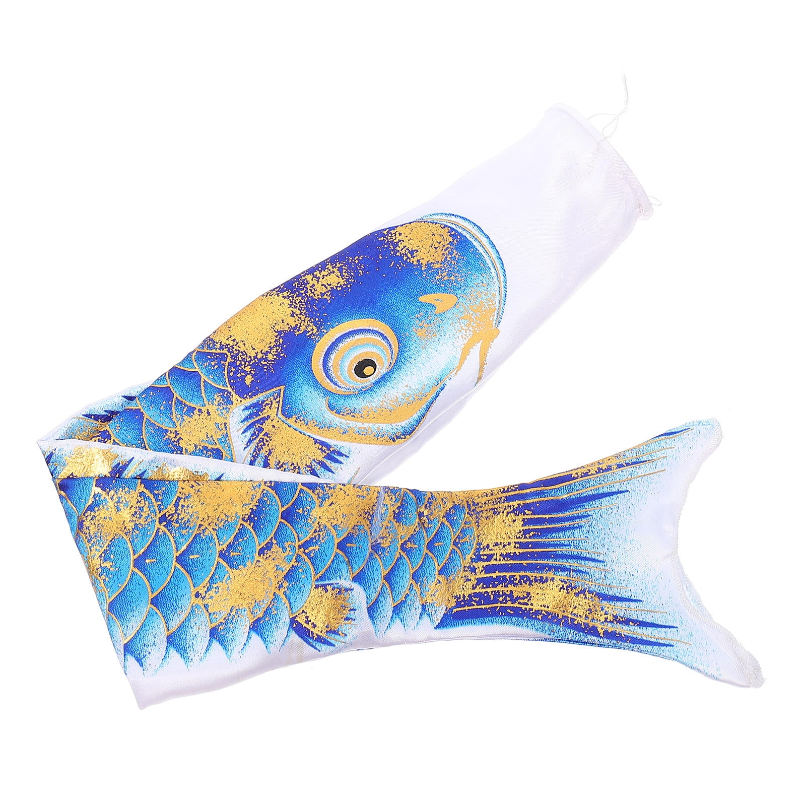 HOMEMAXS Bronzing Carp Banner Delicate Decorations Windsock Flag Blue ...