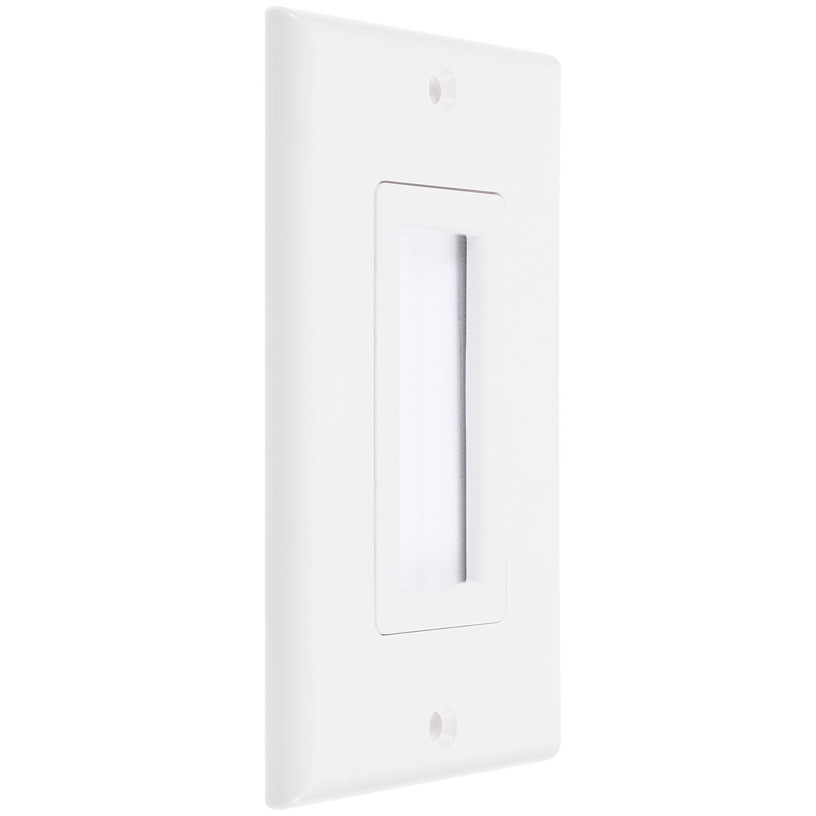 HOMEMAXS Brush Wall Plate Cord Hider Pass Through Wall Plate Pass ...