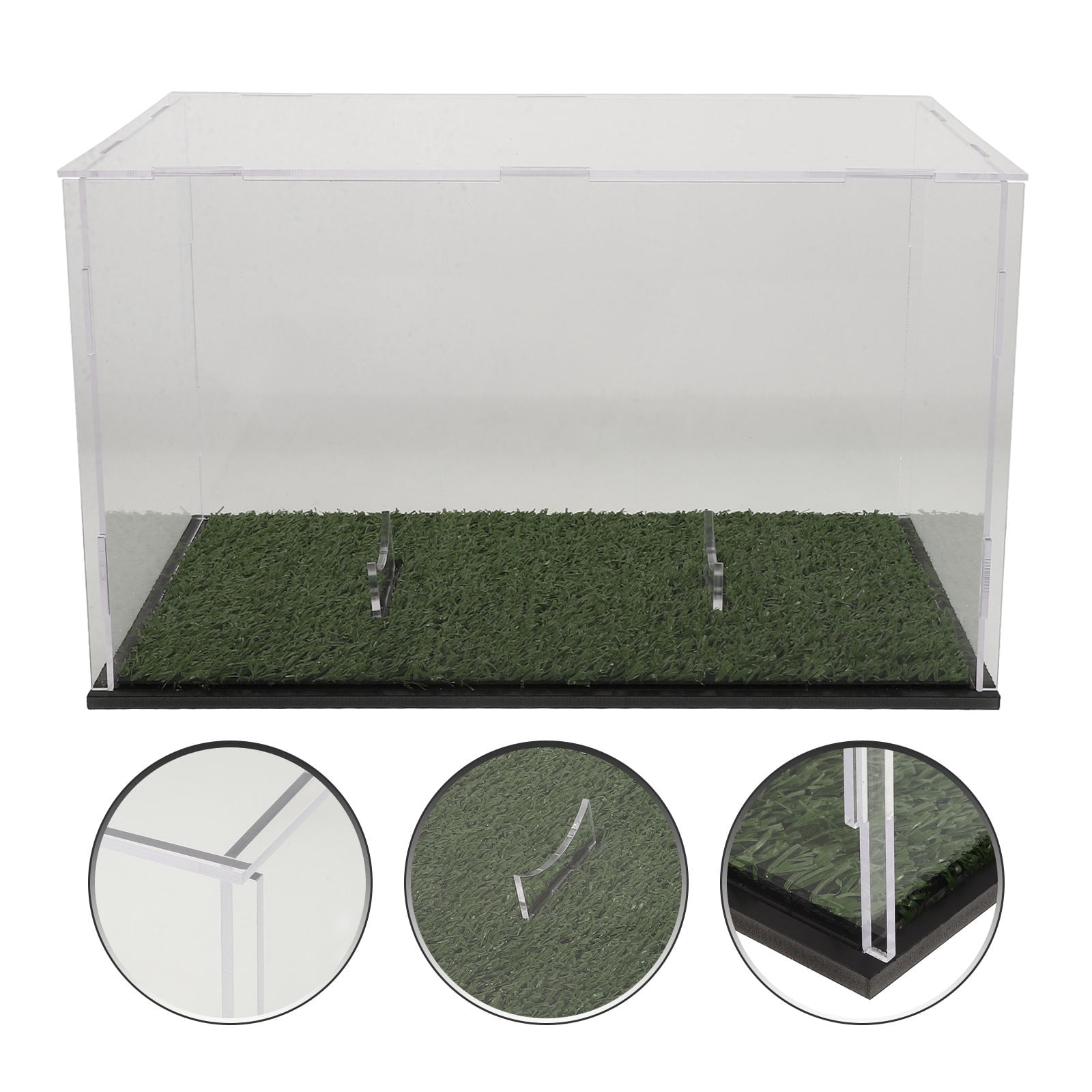HOMEMAXS Buckle Type Rugby Display Box Multi-use Display Case Rugby ...