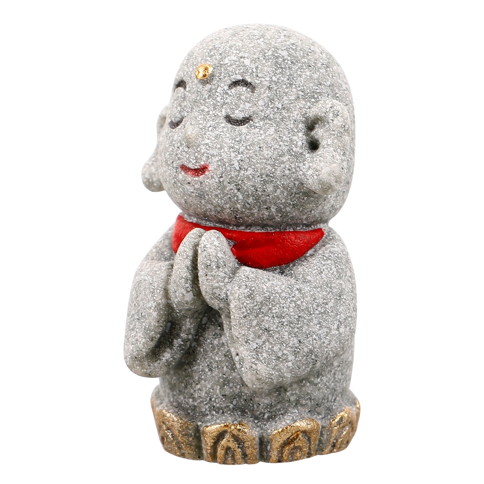 HOMEMAXS Buddha Fish Tank Decor Aquarium Mini Monk Statue Buddha Fish ...