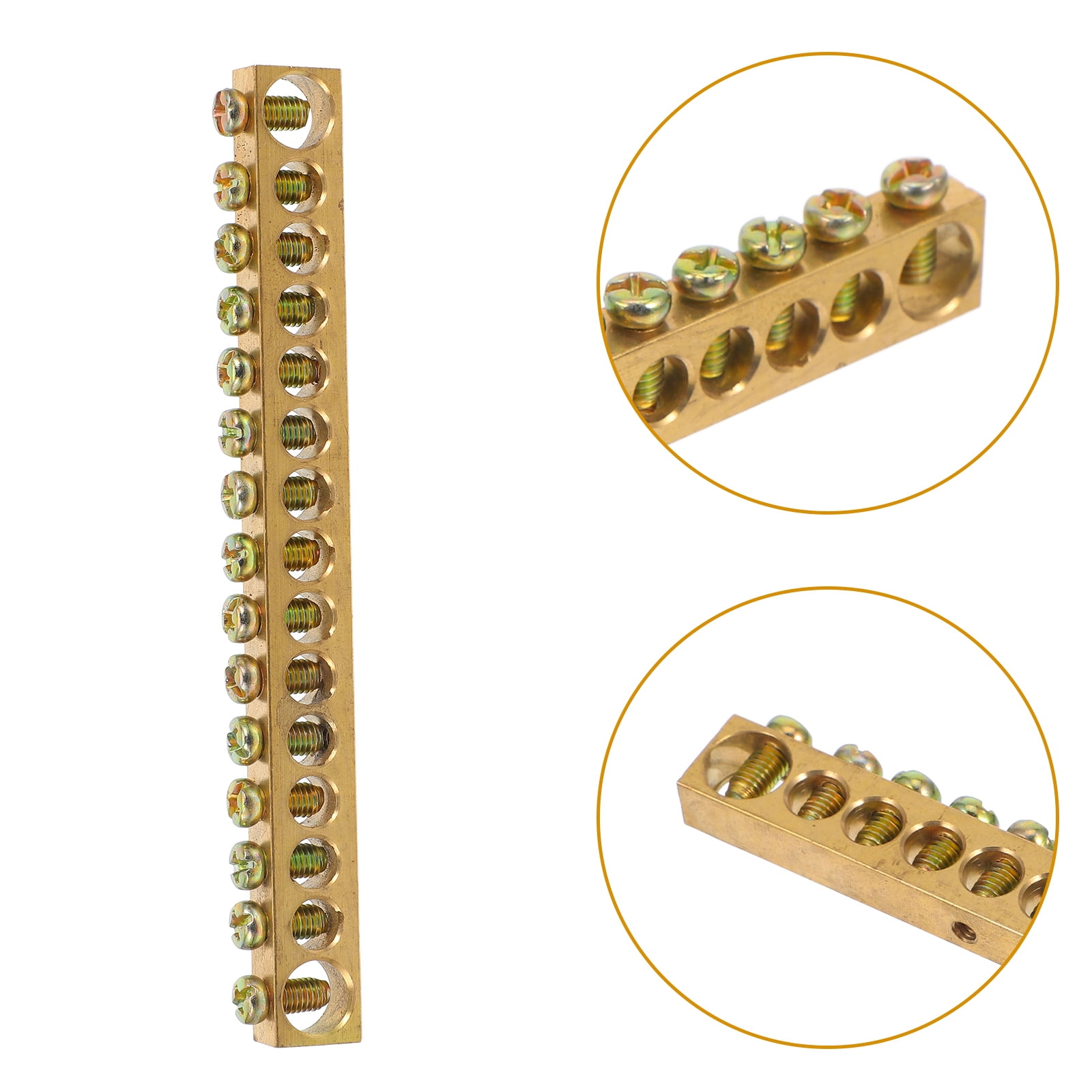 HOMEMAXS Bus Bar Distribution -Holes Ground Bar Terminal Ground Bar ...