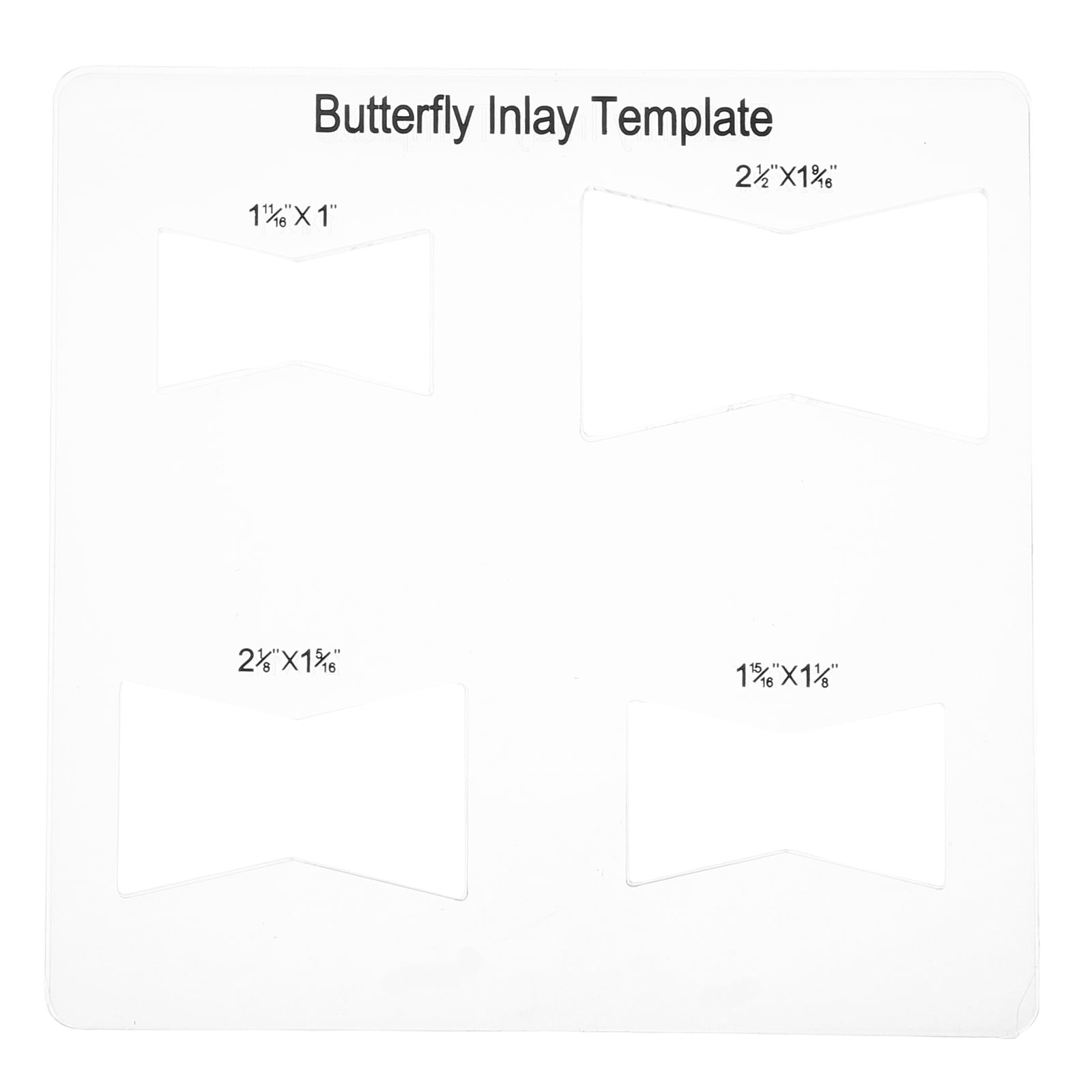 HOMEMAXS Butterfly Inlay Template Router Jig Four-in-One Woodworking ...