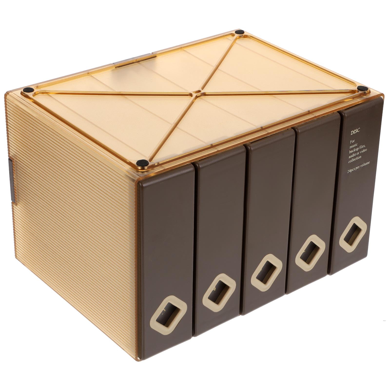 HOMEMAXS CD Organizer CD Storage Box CD Storage Solution Travel 16.2X22 ...