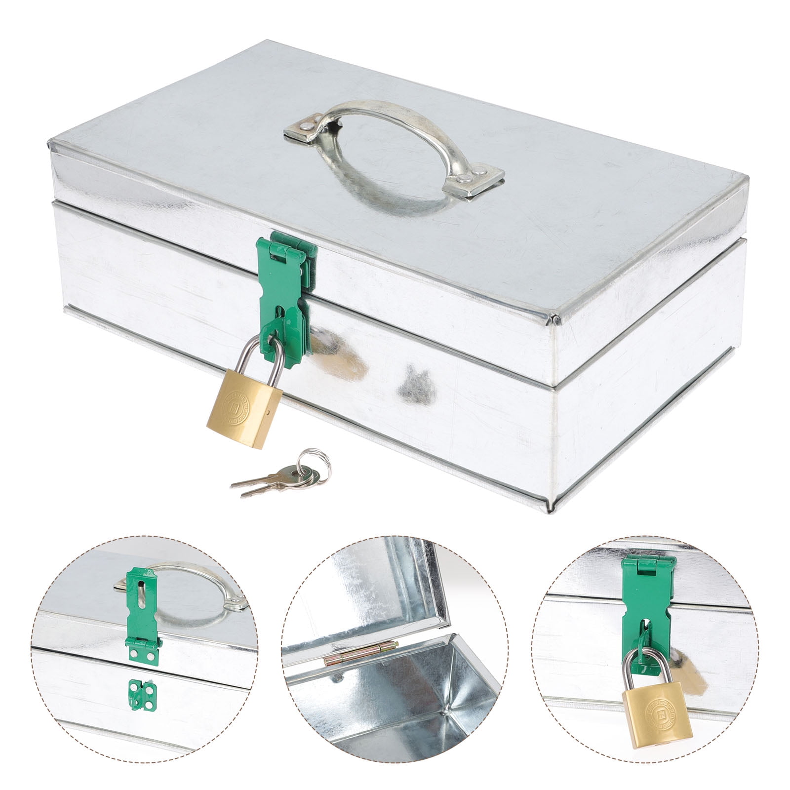 HOMEMAXS Cabinet Garden Tool Box Wood with Compartments Wheels Travel ...