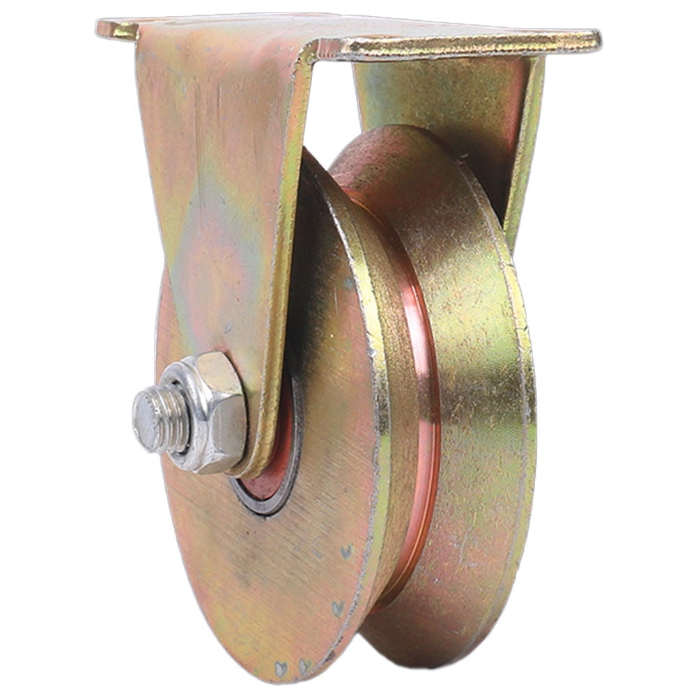 HOMEMAXS Cable Pulley Wheel 4 Inch Lifting Wire Rope Pulley Block ...