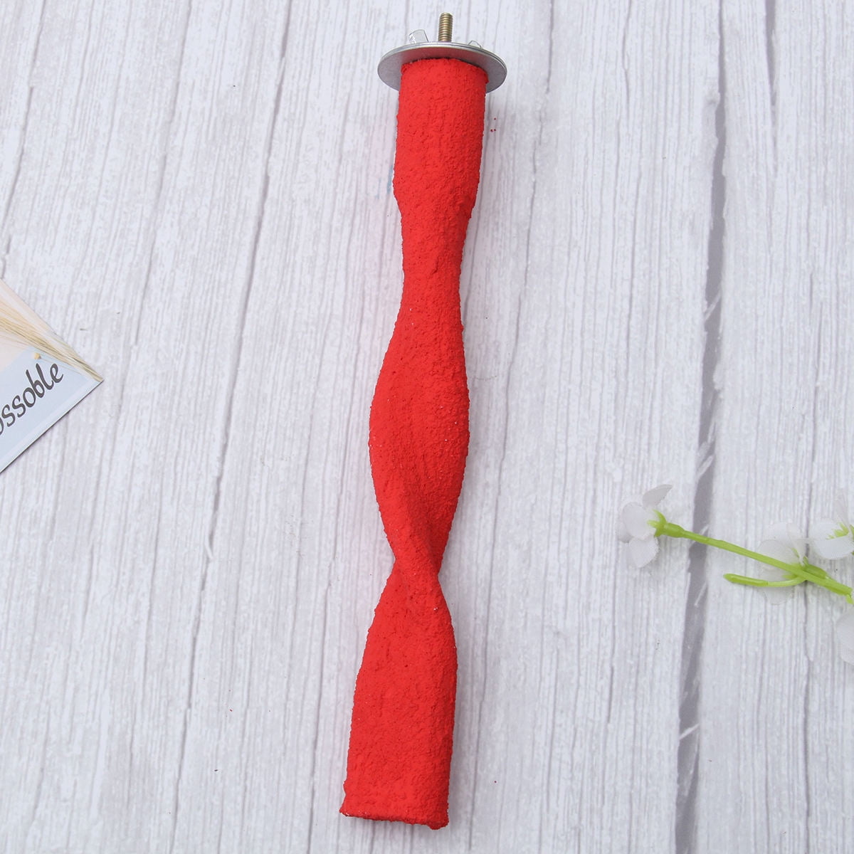 HOMEMAXS Cage Sanded Perches for Large Parrots Scrub Stick Stand Bird ...