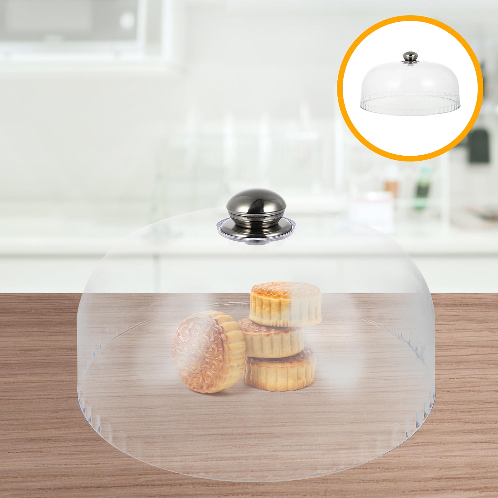 HOMEMAXS Cake Cover Dome Decorative Cake Cover 26X26CM Transparent ...