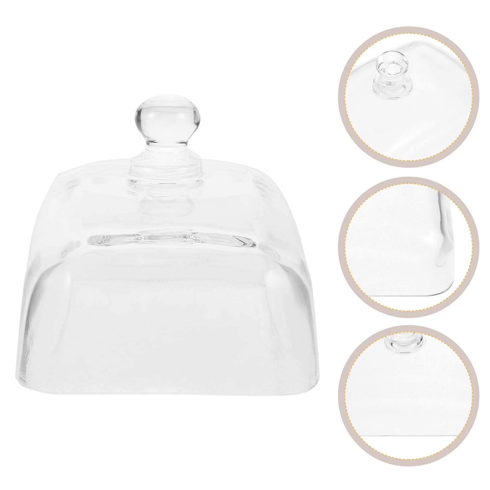 Cake Dome Transparent Cake Cover Food Cover Glass Dessert Dome Party ...