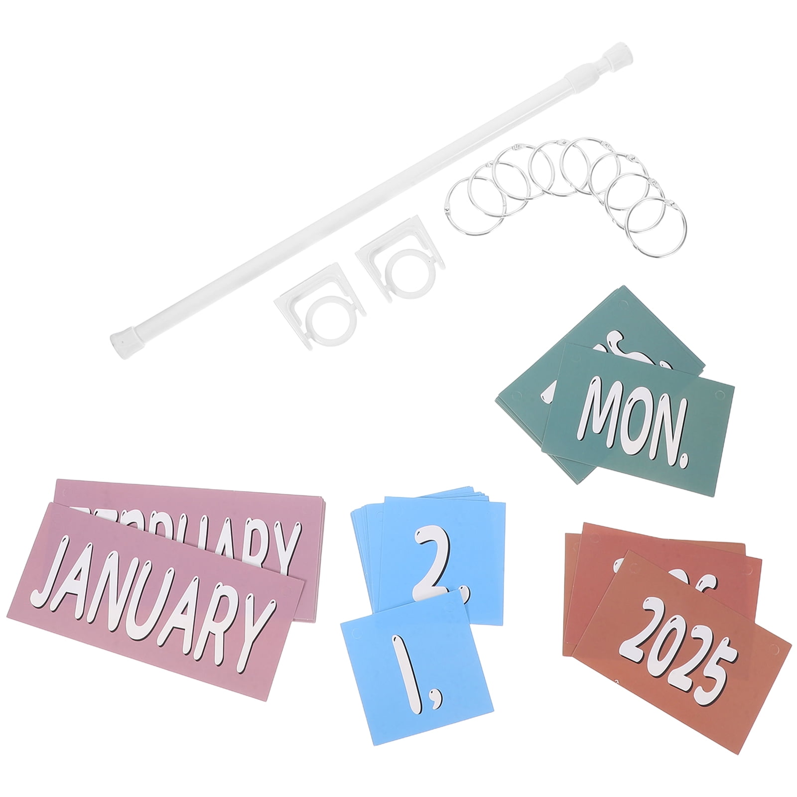 HOMEMAXS Calendar Whiteboard for Wall Classroom Flip Label Paper ...