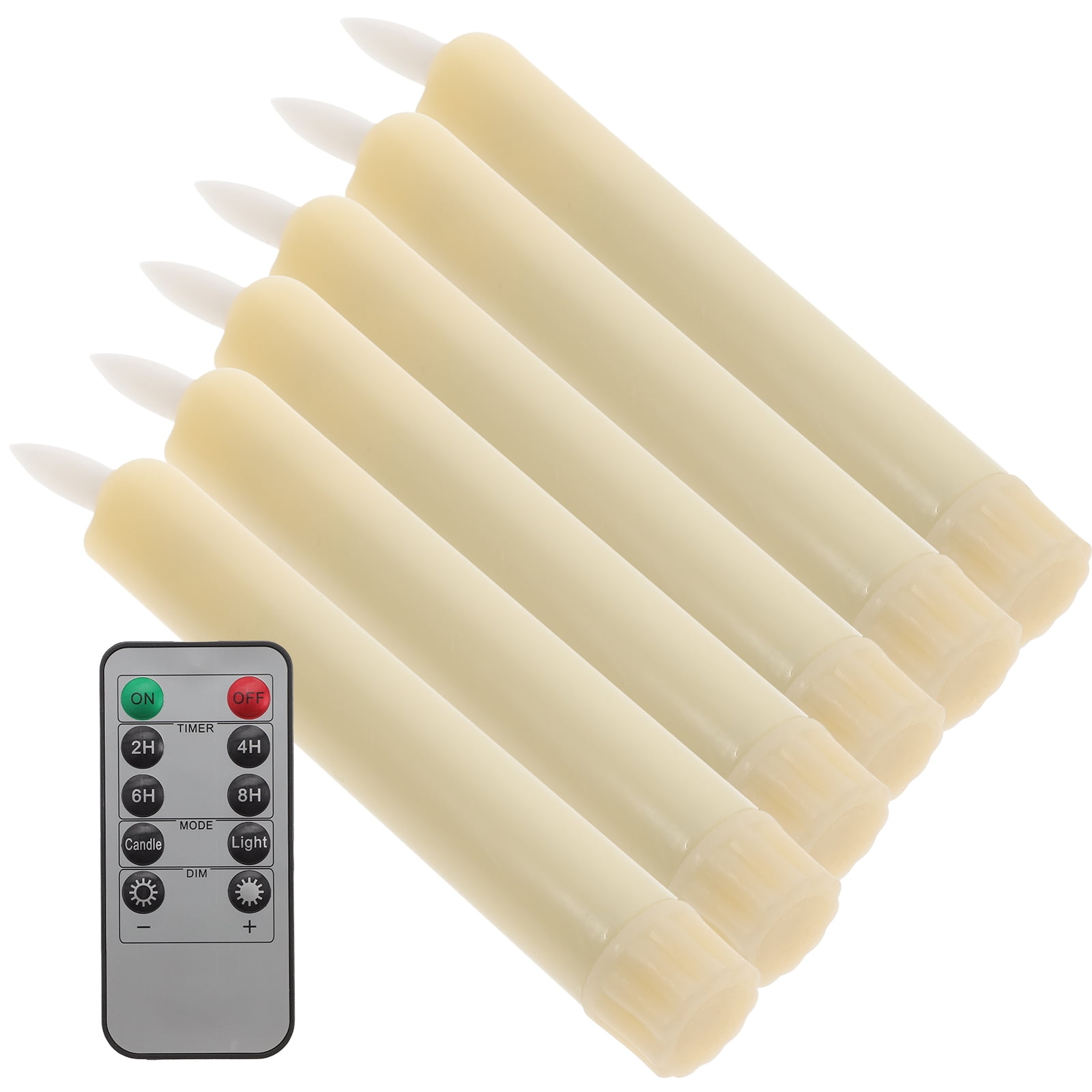 HOMEMAXS Candle Lights Fake Candles Window Flameless Candlesticks Bulbs ...