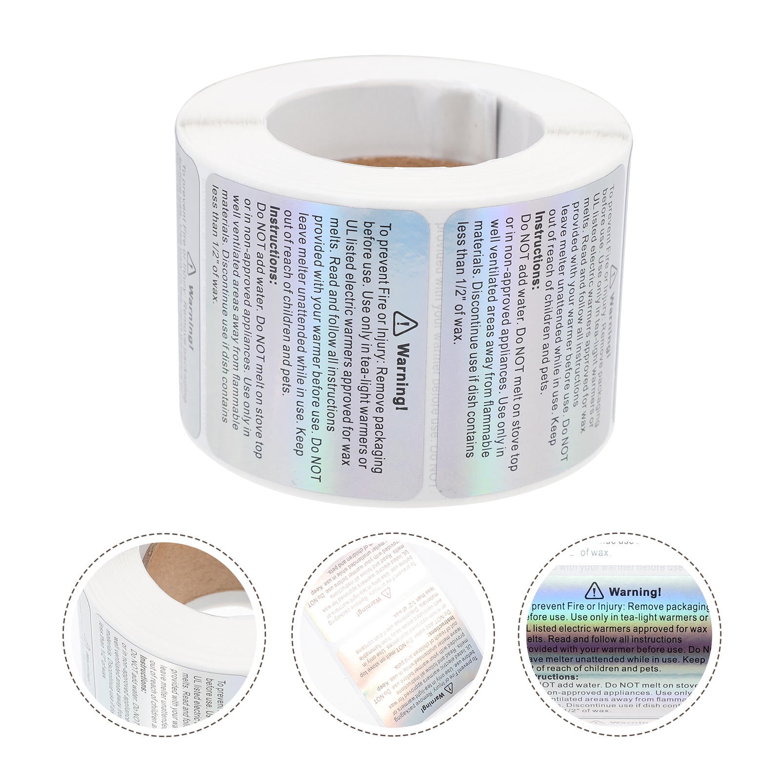 Candle Warning Labels Candle Stickers Candle Safety Sticker Decals 4 ...