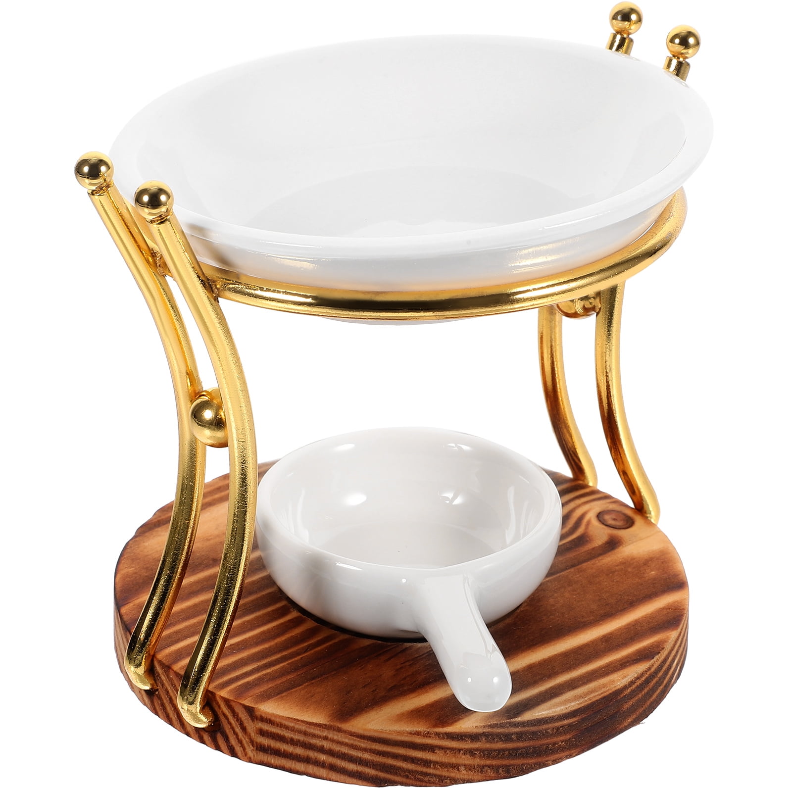 HOMEMAXS Candlestick Tea Light Incense Burner Aroma Lamp Stove Office ...