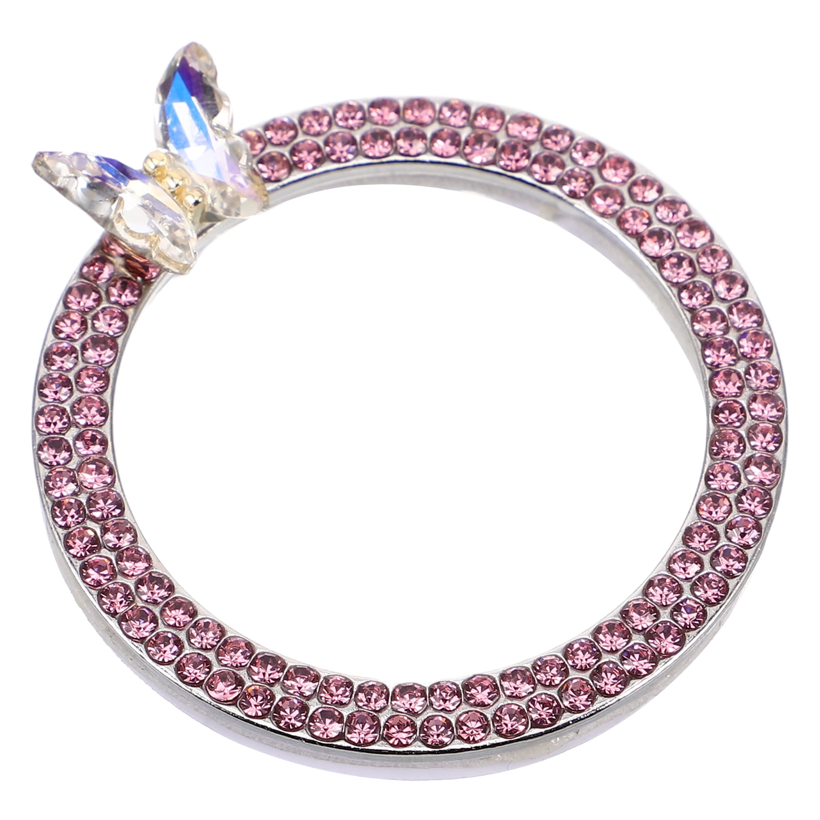 Car Engine Start Button Rhinestone Ring Button Decorative Ring Ignition ...