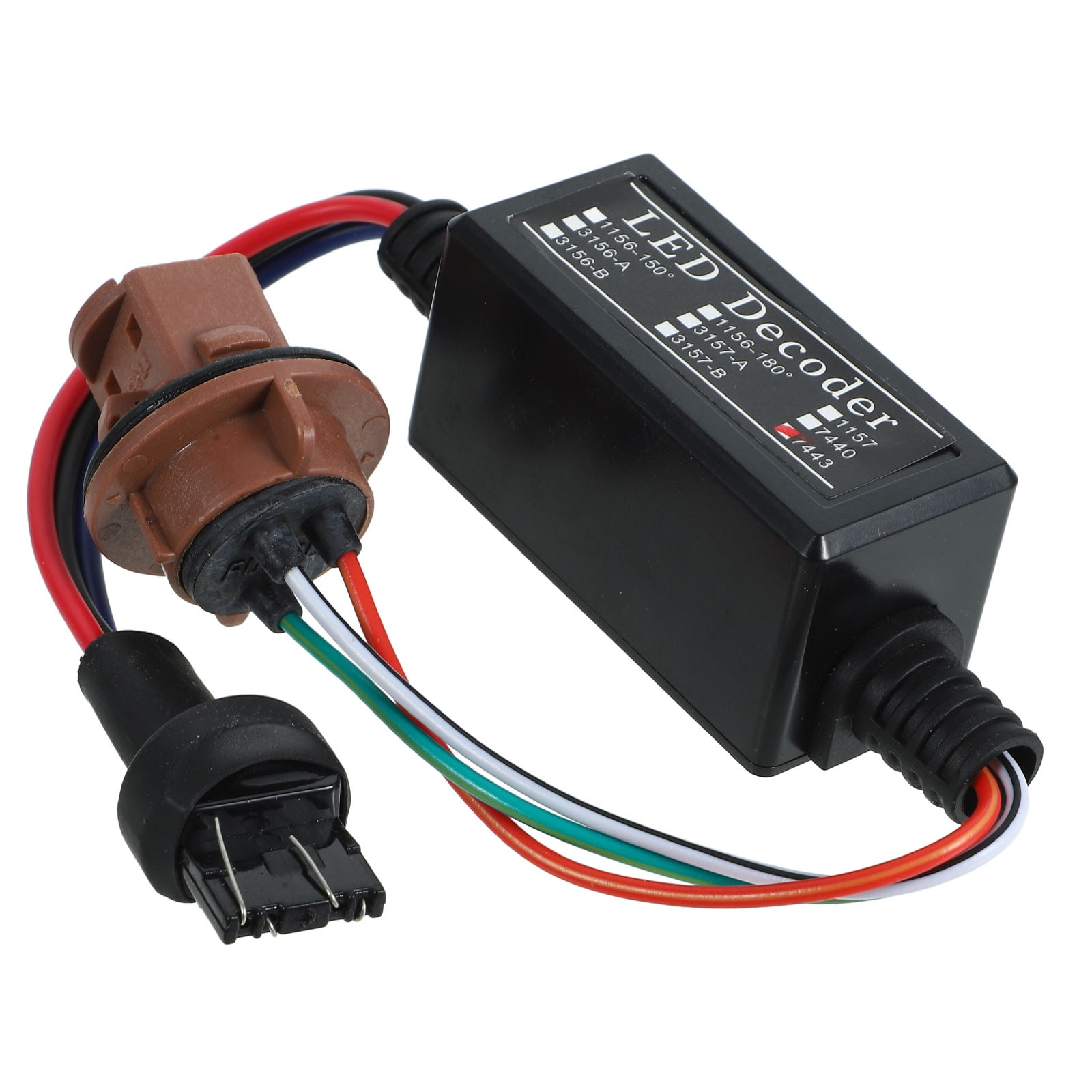 Car LED Flasher Decoder Brake Light Tool Anti-flicker for Lamp Black ...