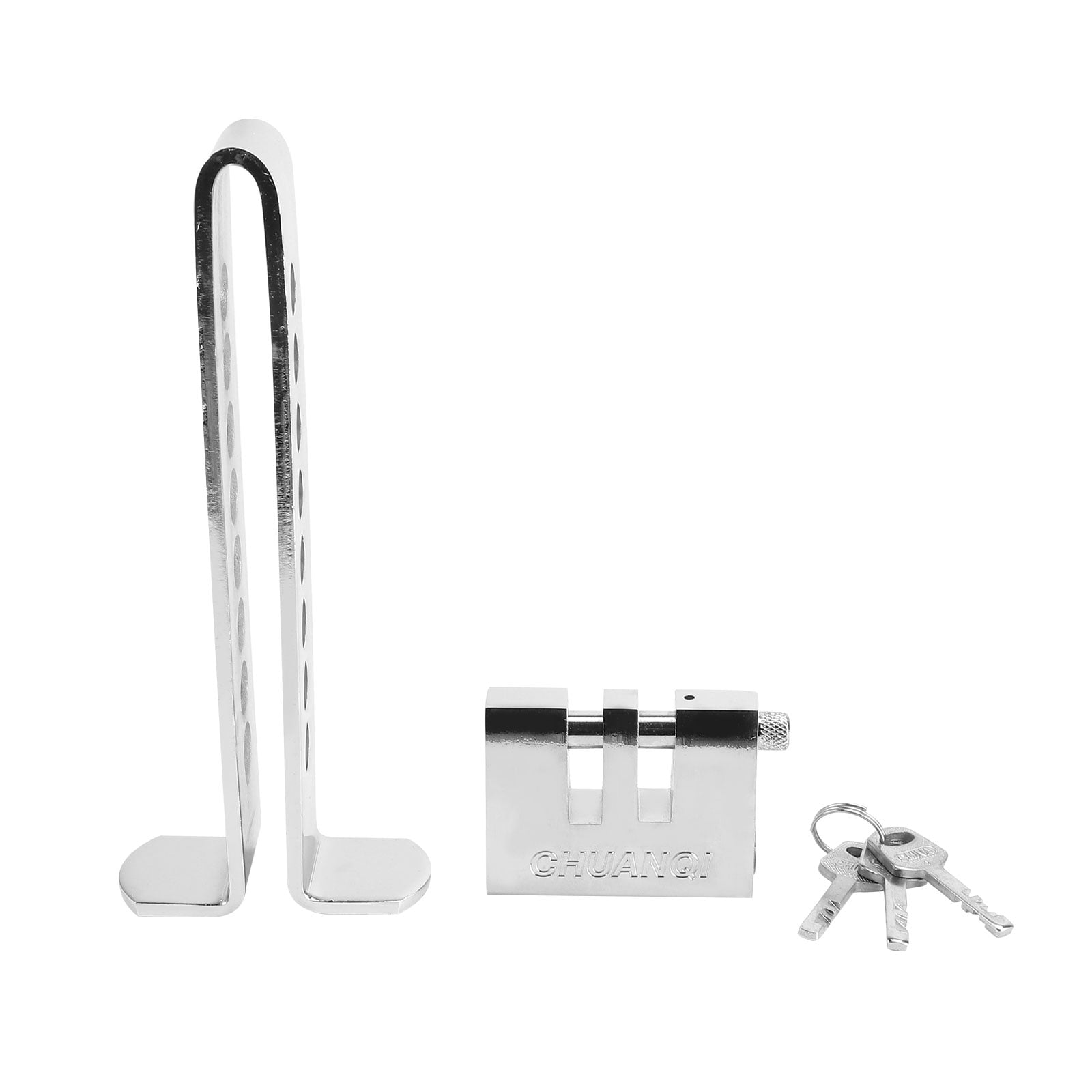 HOMEMAXS Car Pedal Lock Lockbox Security Car Brake Pedal Lock 19.50X8.00X3.80CM Silver - Walmart.com