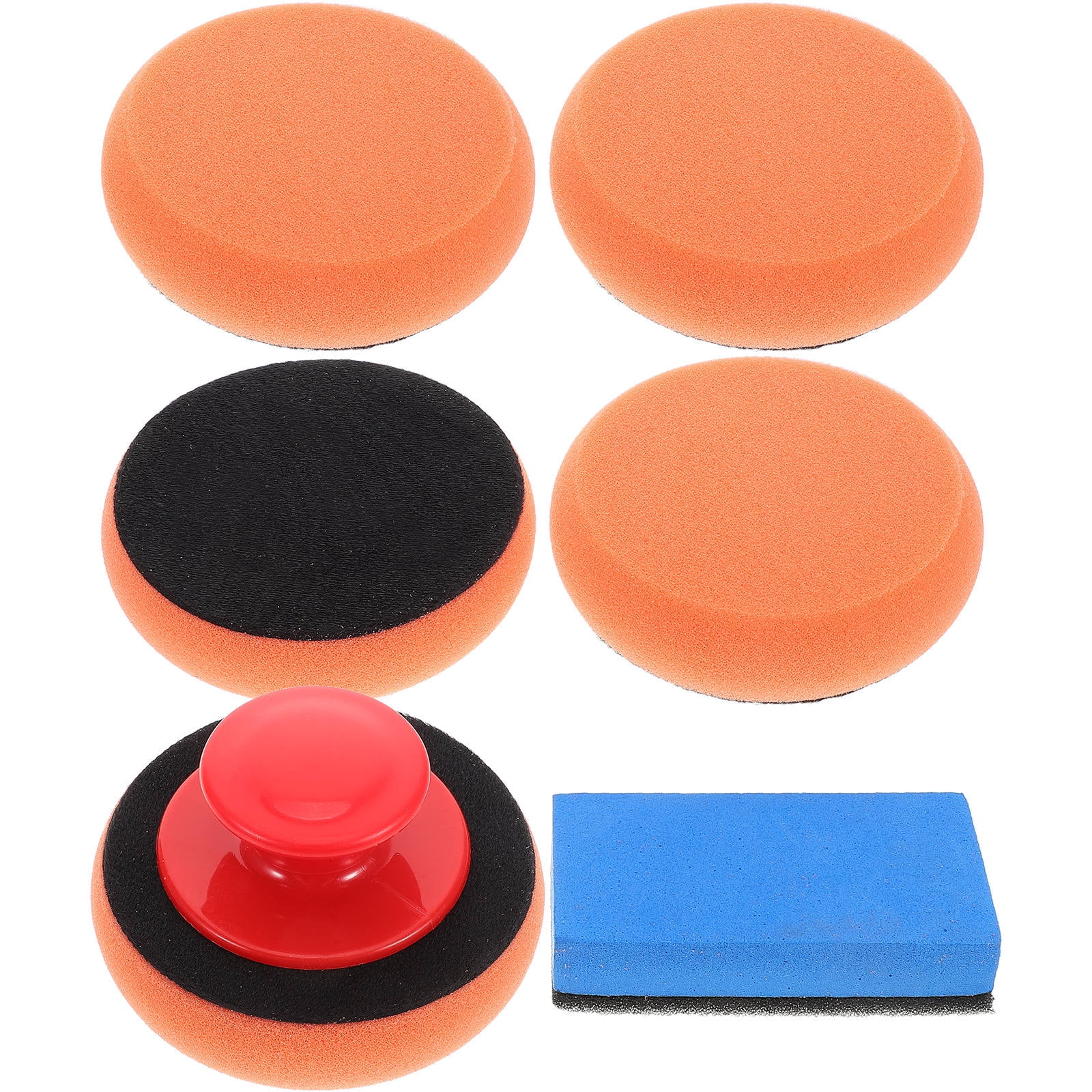 HOMEMAXS Car Polishing Pad Scratch Buffer Detailing Tool Sponge Cars ...