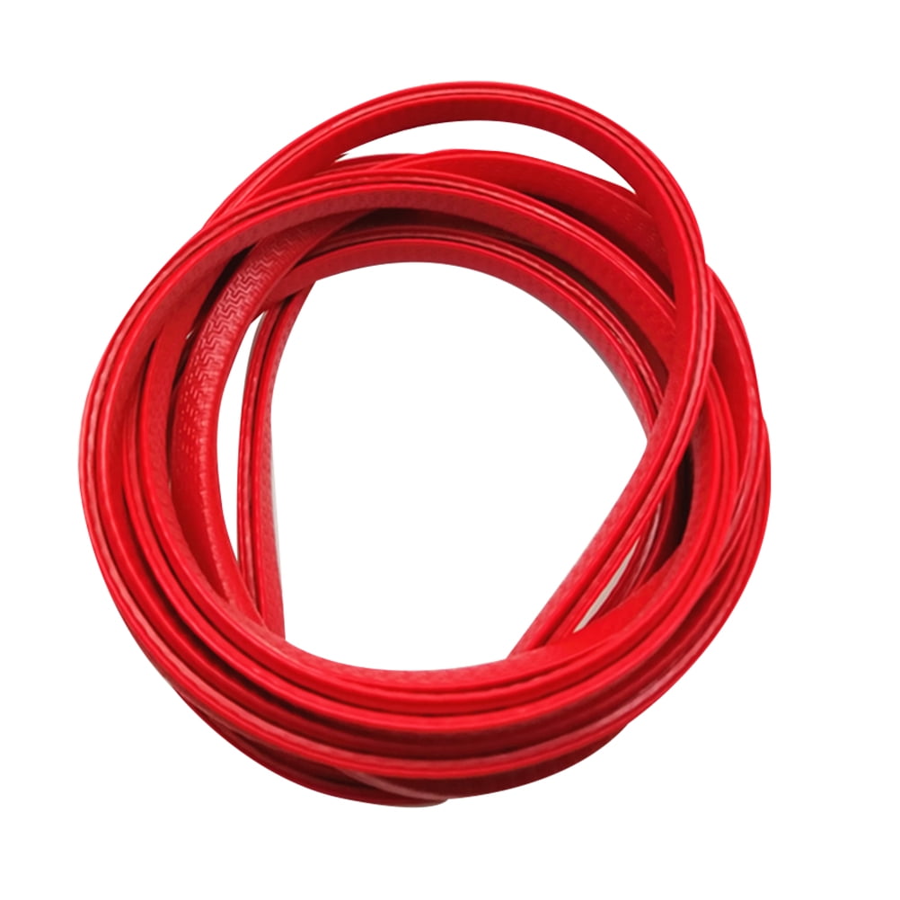 MOKKHNB Car Door Scratch Protector Sealing Guard Strip Red PVC 1Set 19 ...