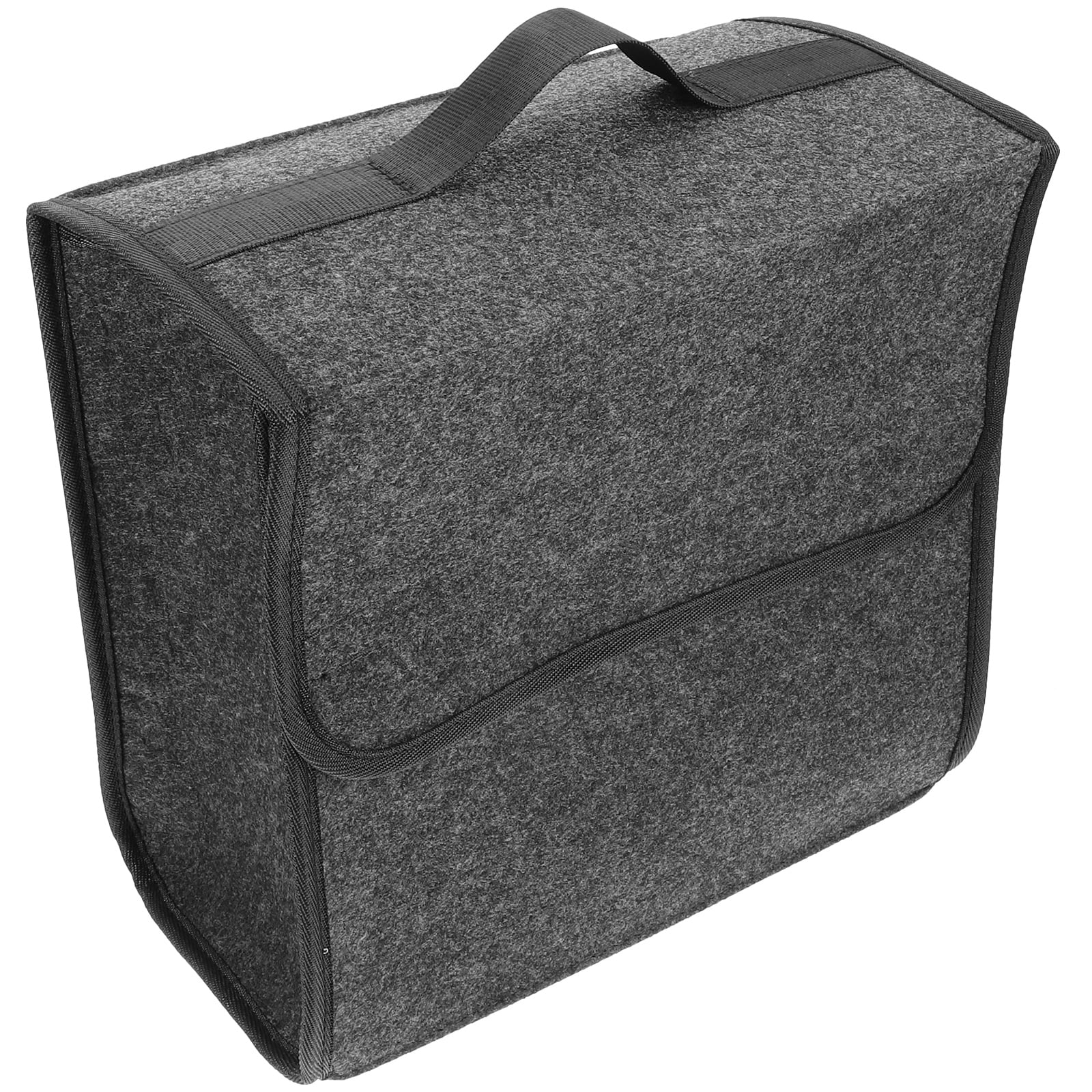HOMEMAXS Car Storage Bag Crate Organizer Center Console Bags Dark Grey ...