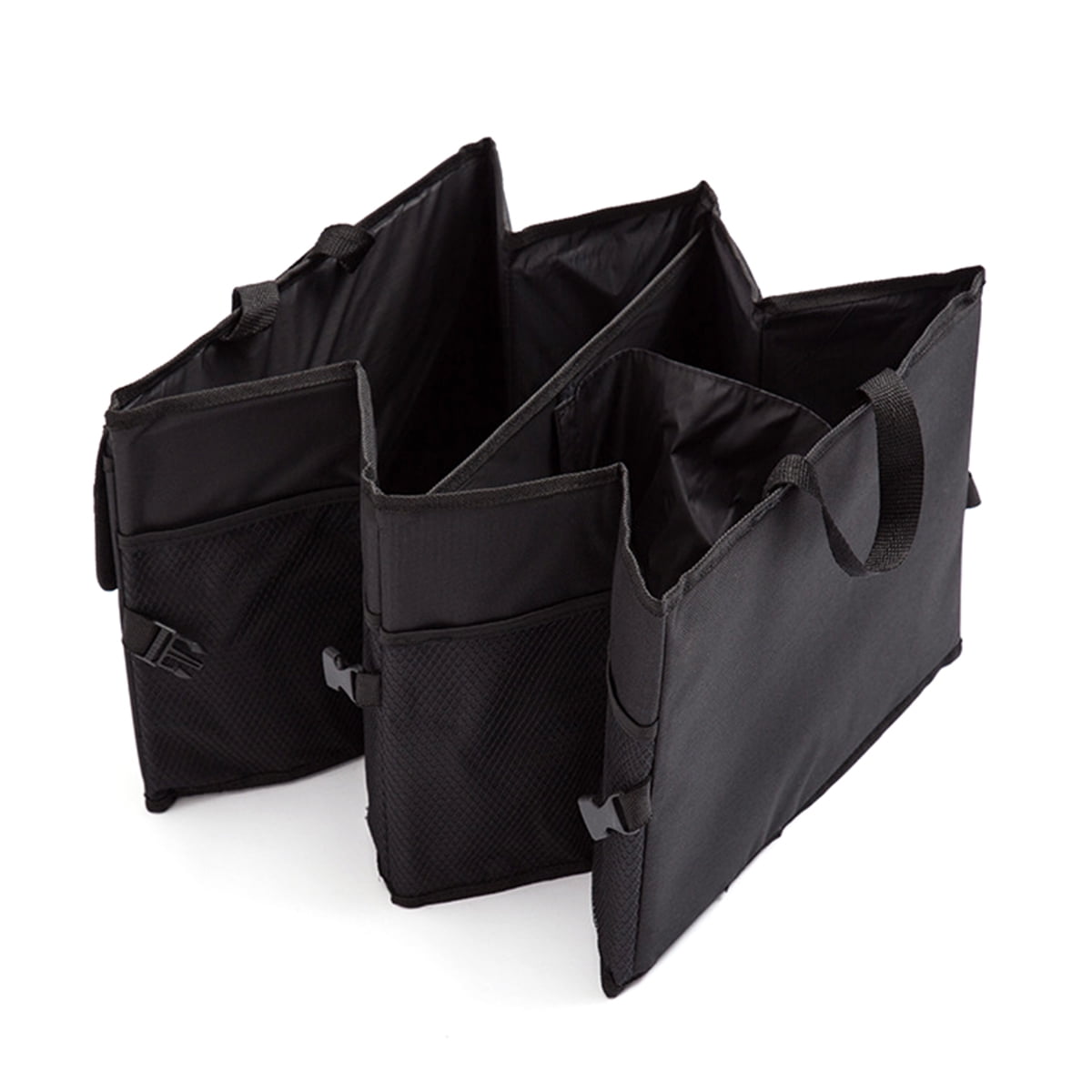 HOMEMAXS Car Storage Package Organizer Backseat with Foldable Cover ...