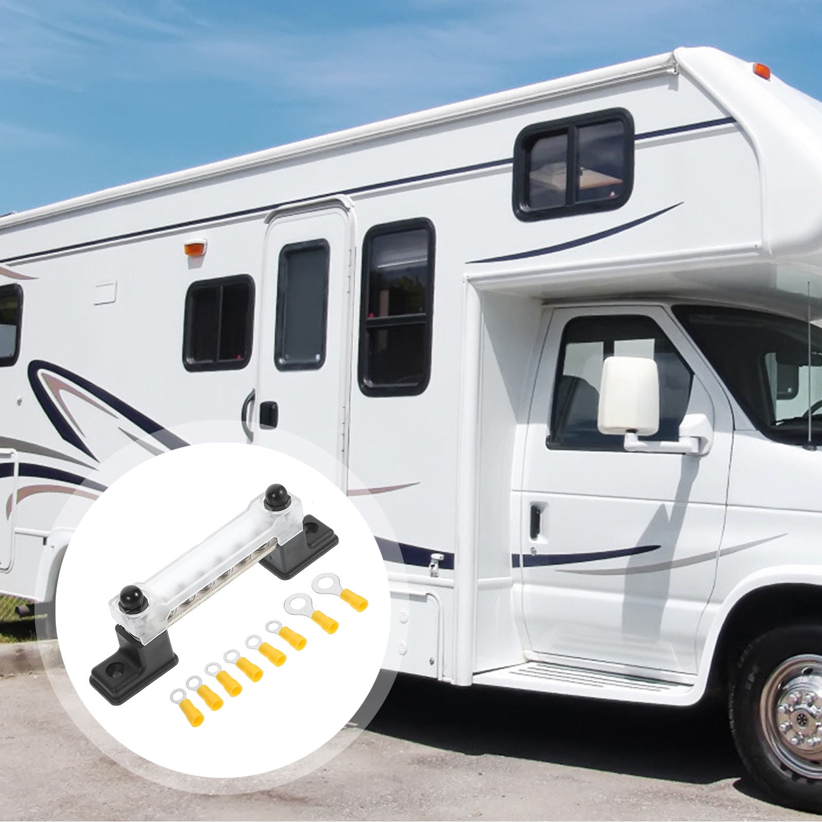 HOMEMAXS Car Terminal Block Electrical Bus Bar Power Distribution ...