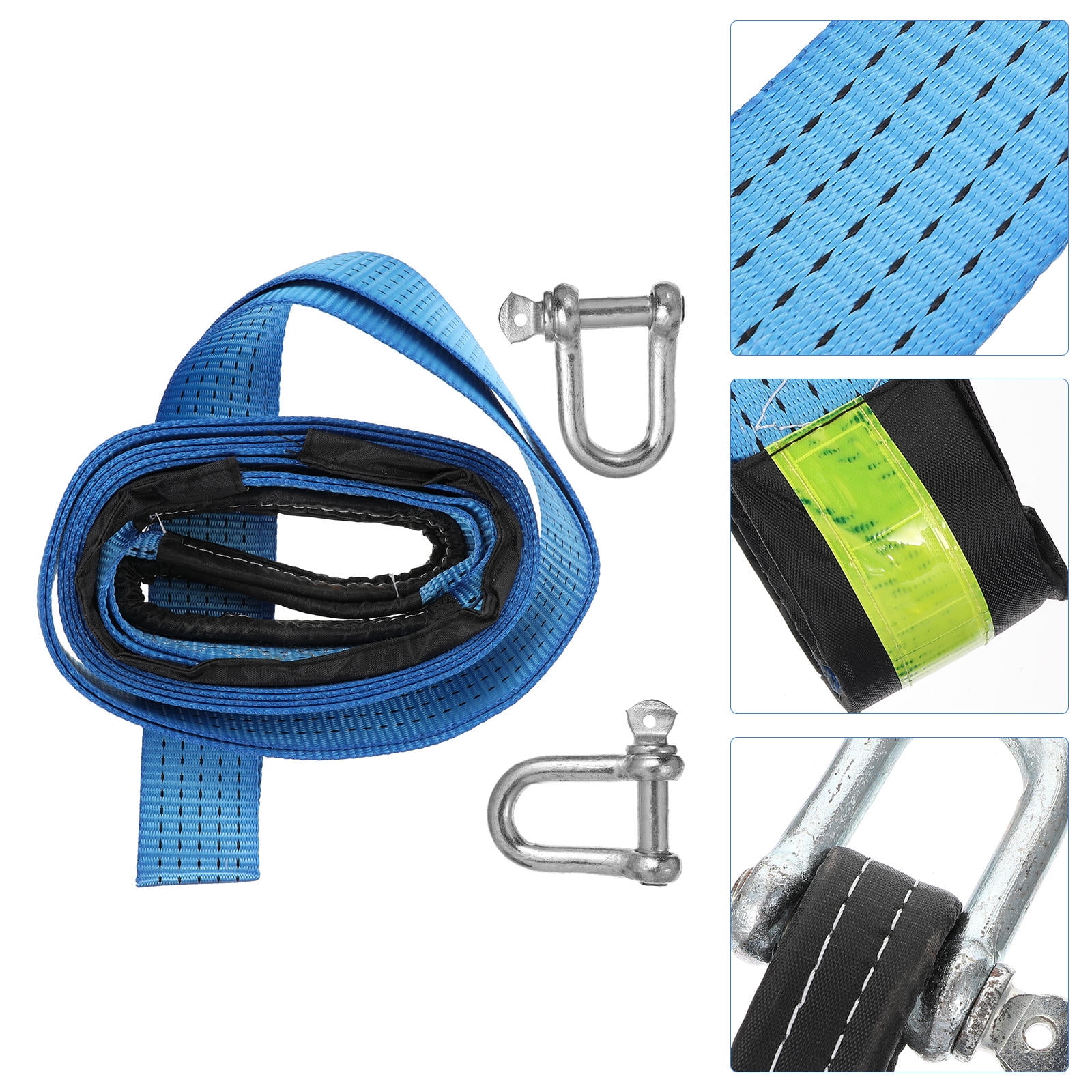 HOMEMAXS Car Traction Rope Tow Cable Snatch Reflection Tape Automotive ...