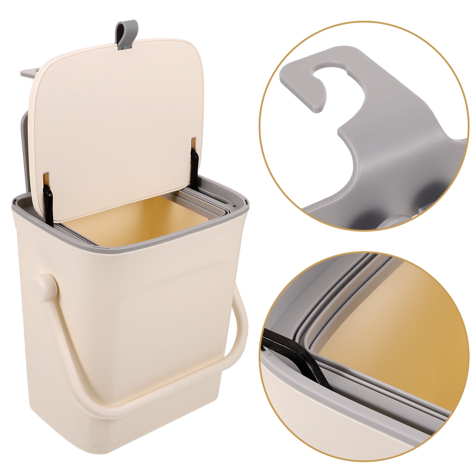 HOMEMAXS Car Trash Can Backseat Hanging Dustbin Garbage Organizer ...