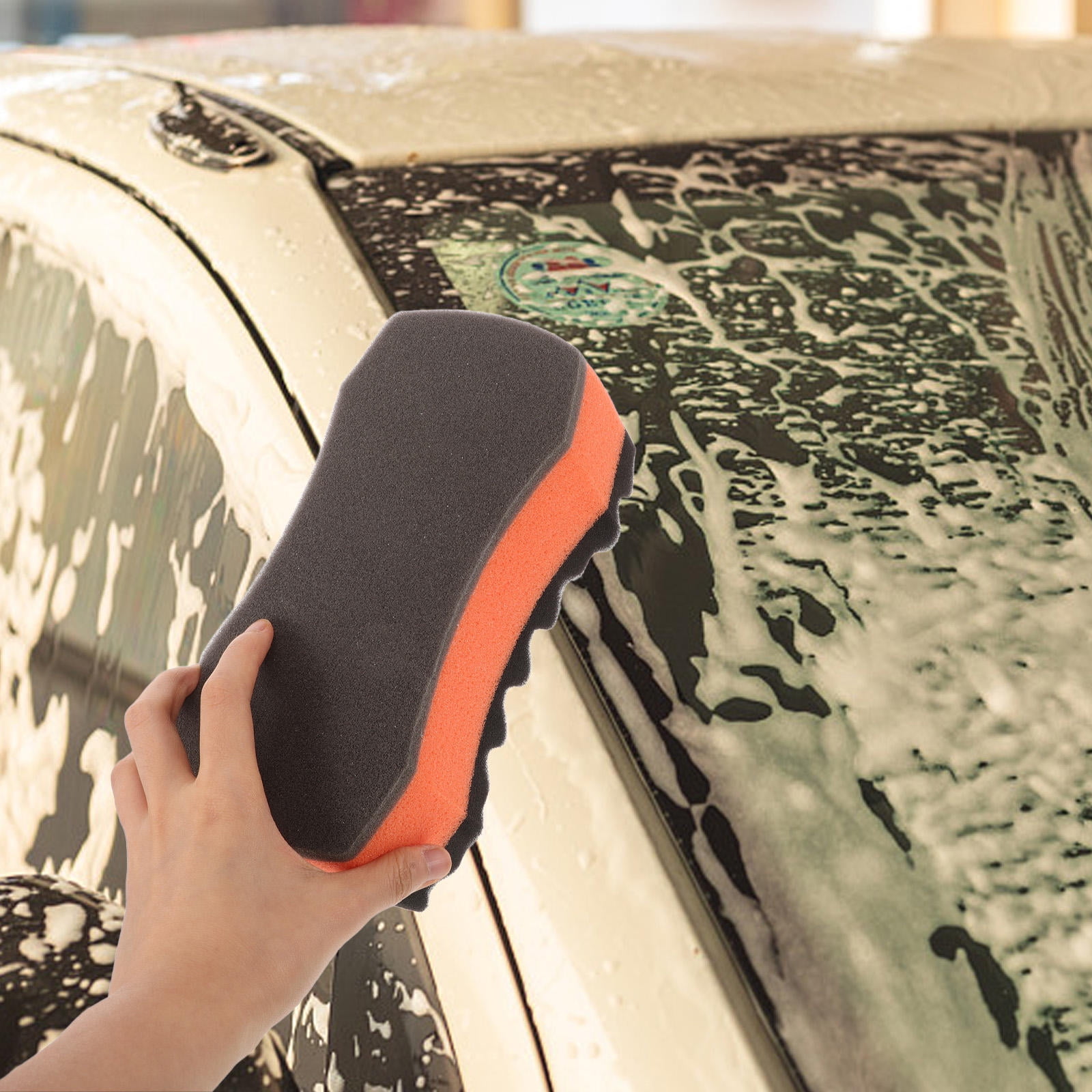 HOMEMAXS Car Wash Sponge Expanding Foam Car Wash Sponge withured Design ...